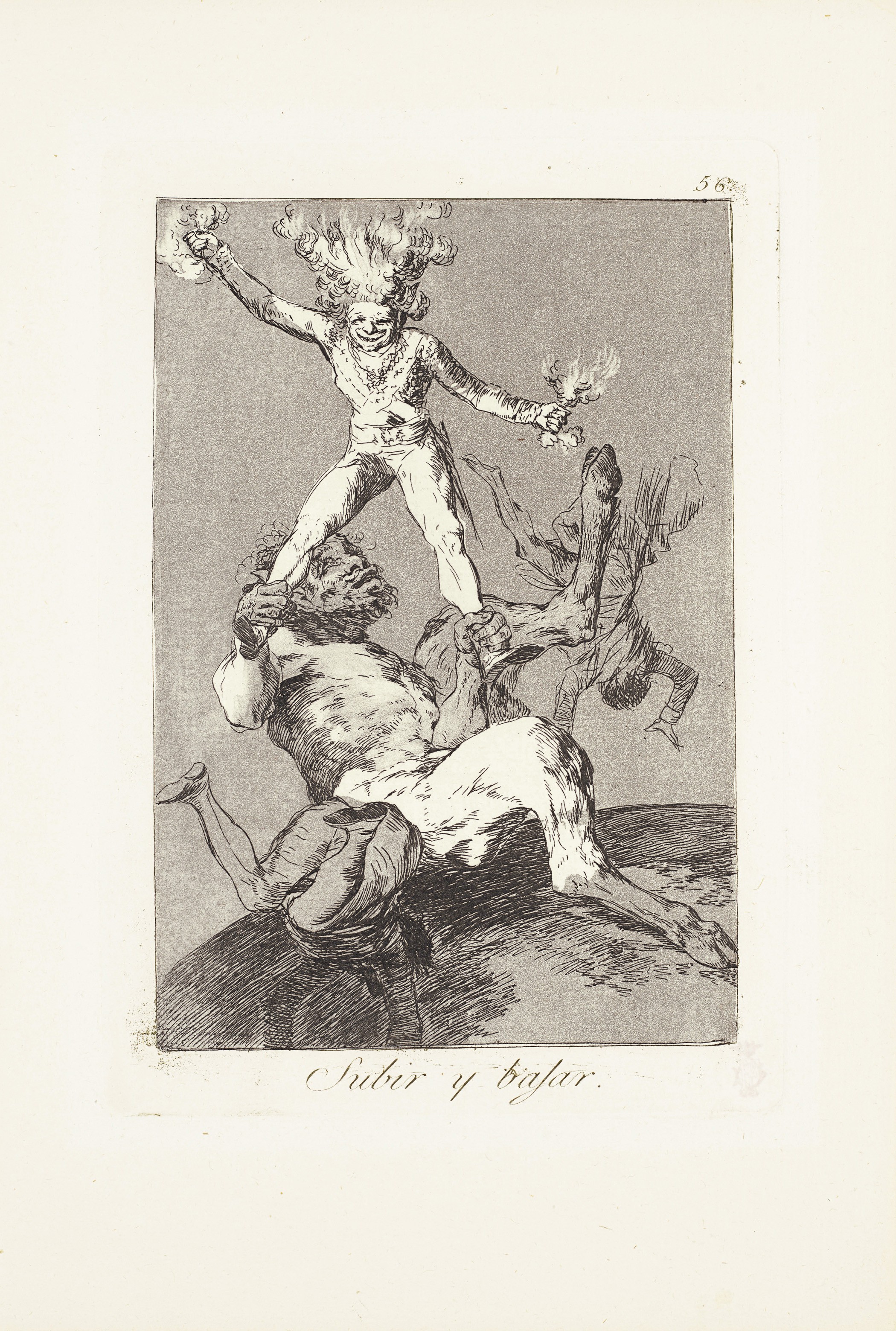 FRANCISCO DE GOYA Y LUCIENTES (1746-1828), To rise and to fall (Subir y ...