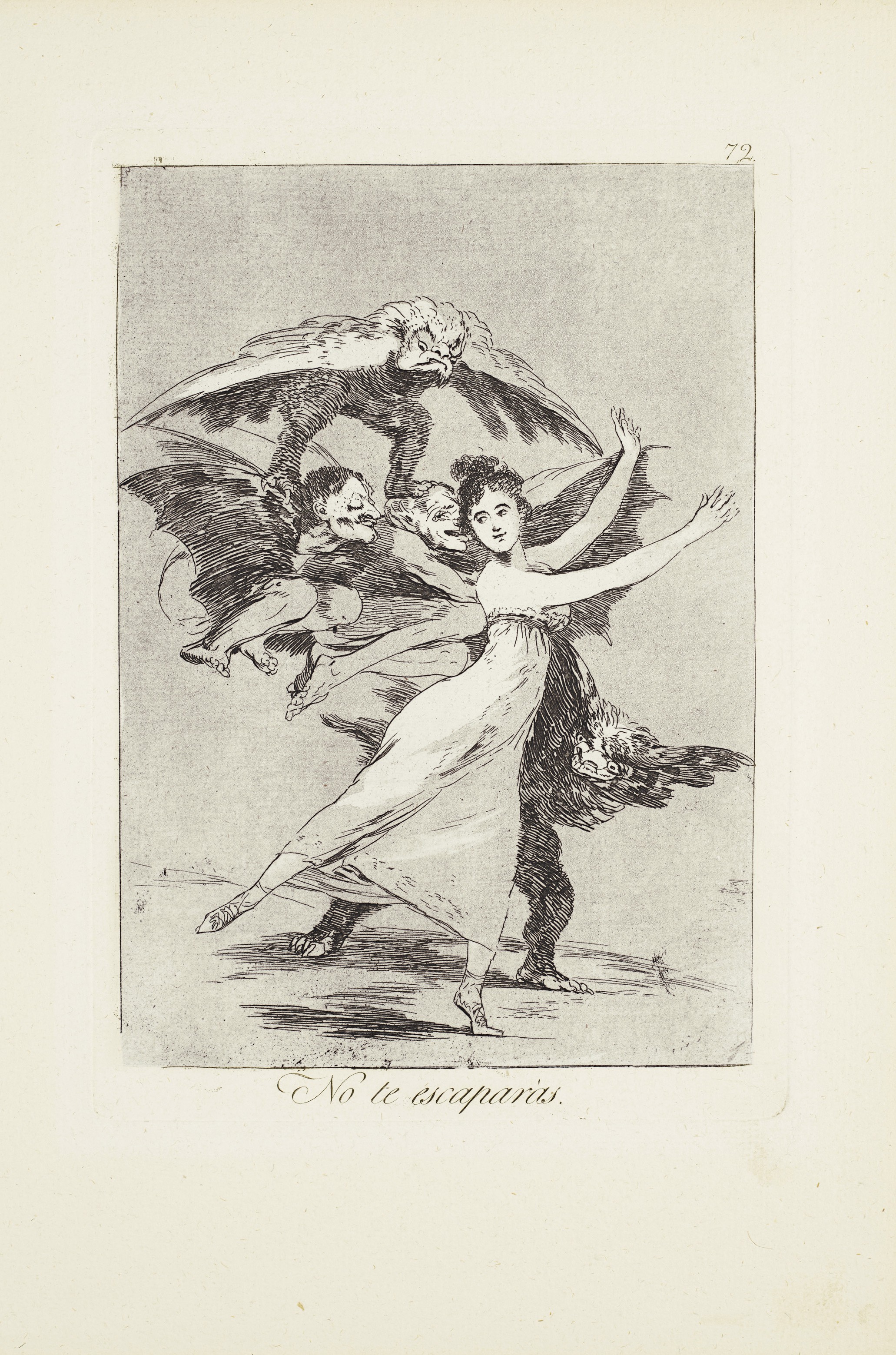 FRANCISCO DE GOYA Y LUCIENTES (1746-1828), You will not escape (No te ...