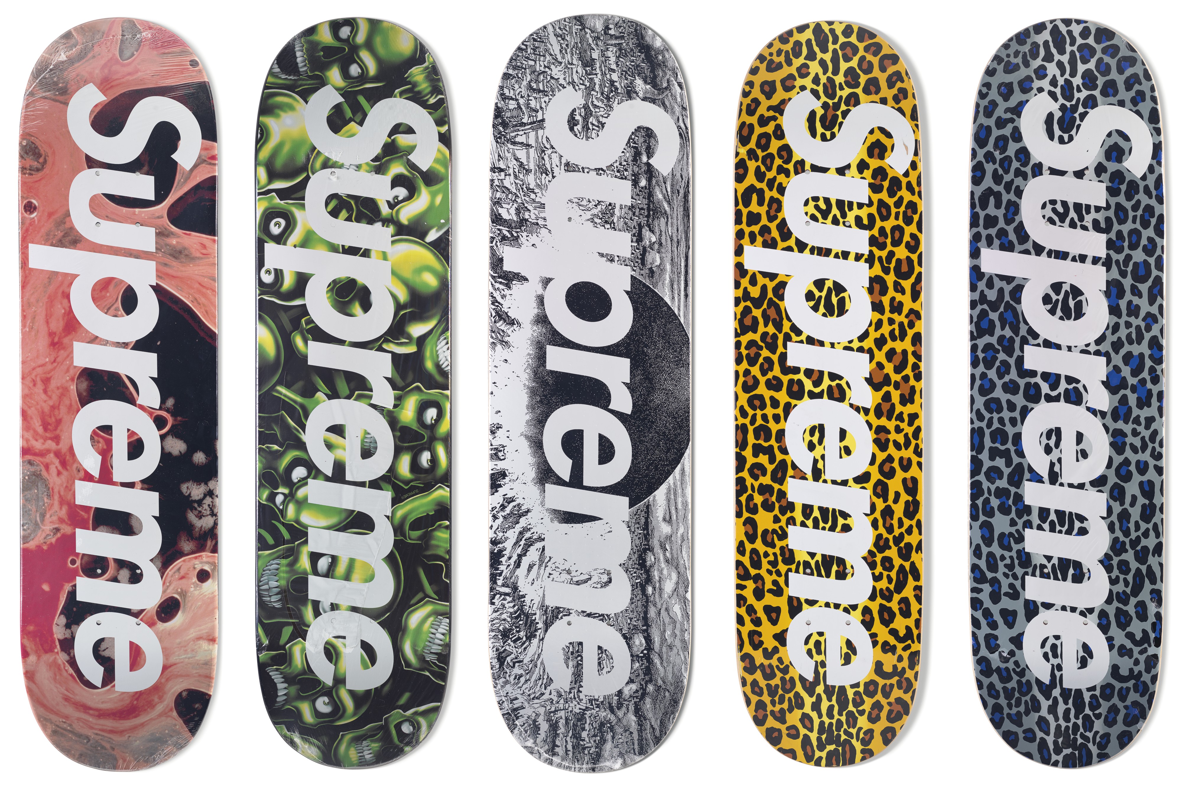 A COLLECTION OF SPECIAL EDITION BIG LOGO SKATEBOARDS, SUPREME | Christie’s