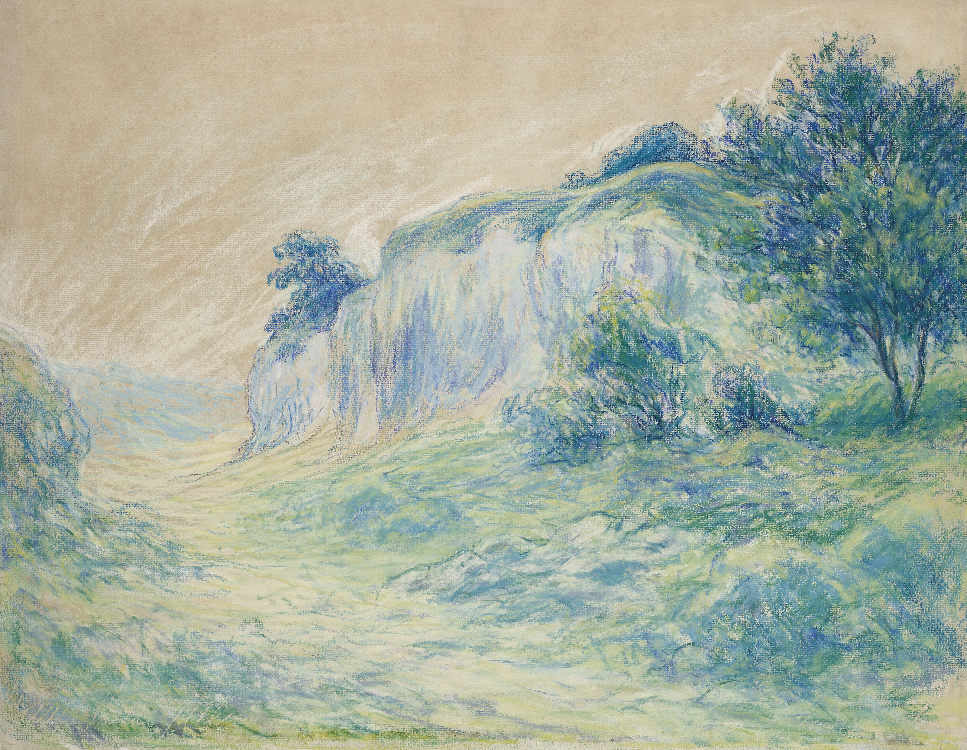 Claude-Emile SCHUFFENECKER (1851-1934) FALAISES A ETRETAT, CIRCA 1893 ...