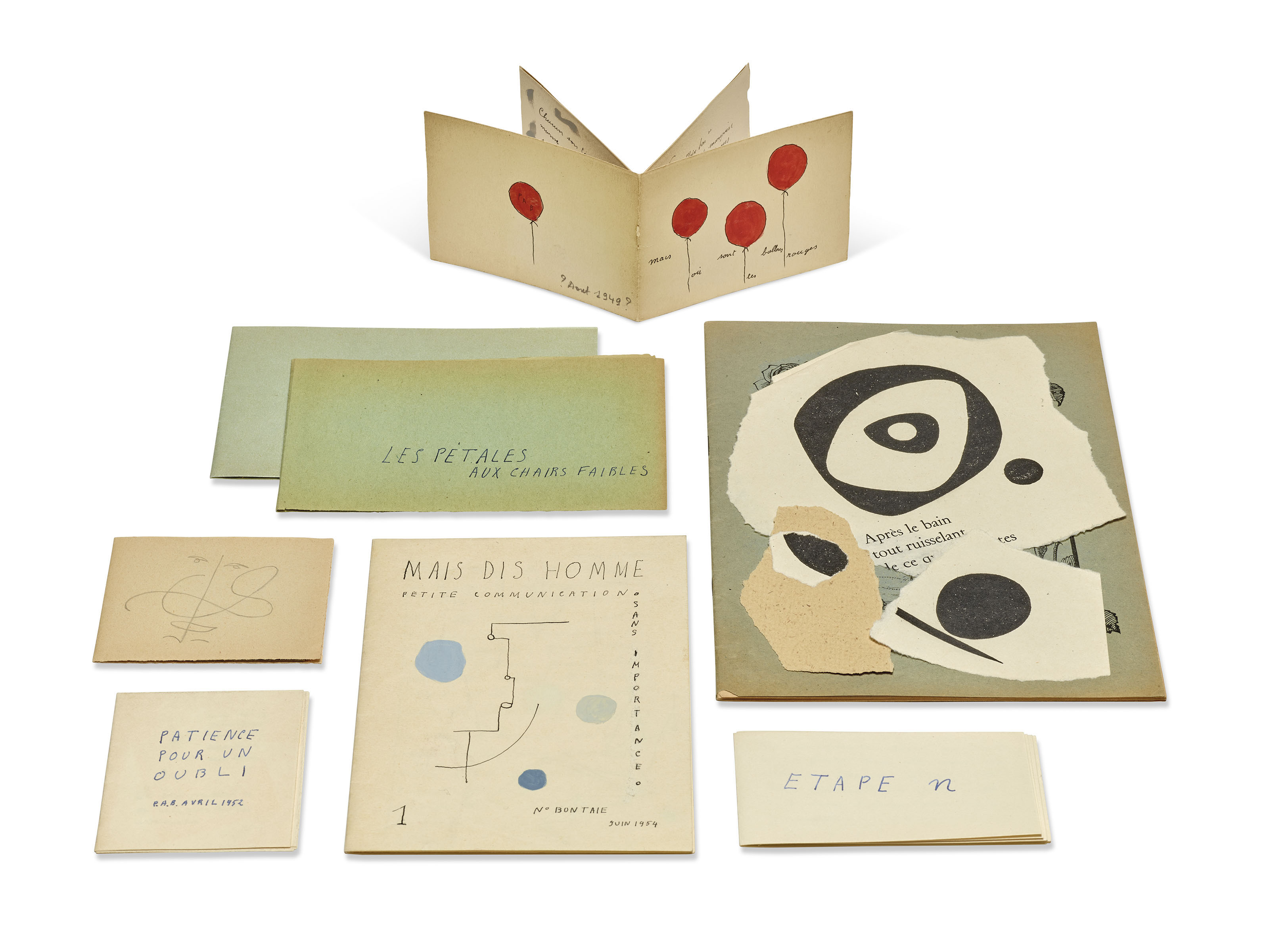 BENOIT, Pierre André. [Dessins, gouaches, gravures et collages ...