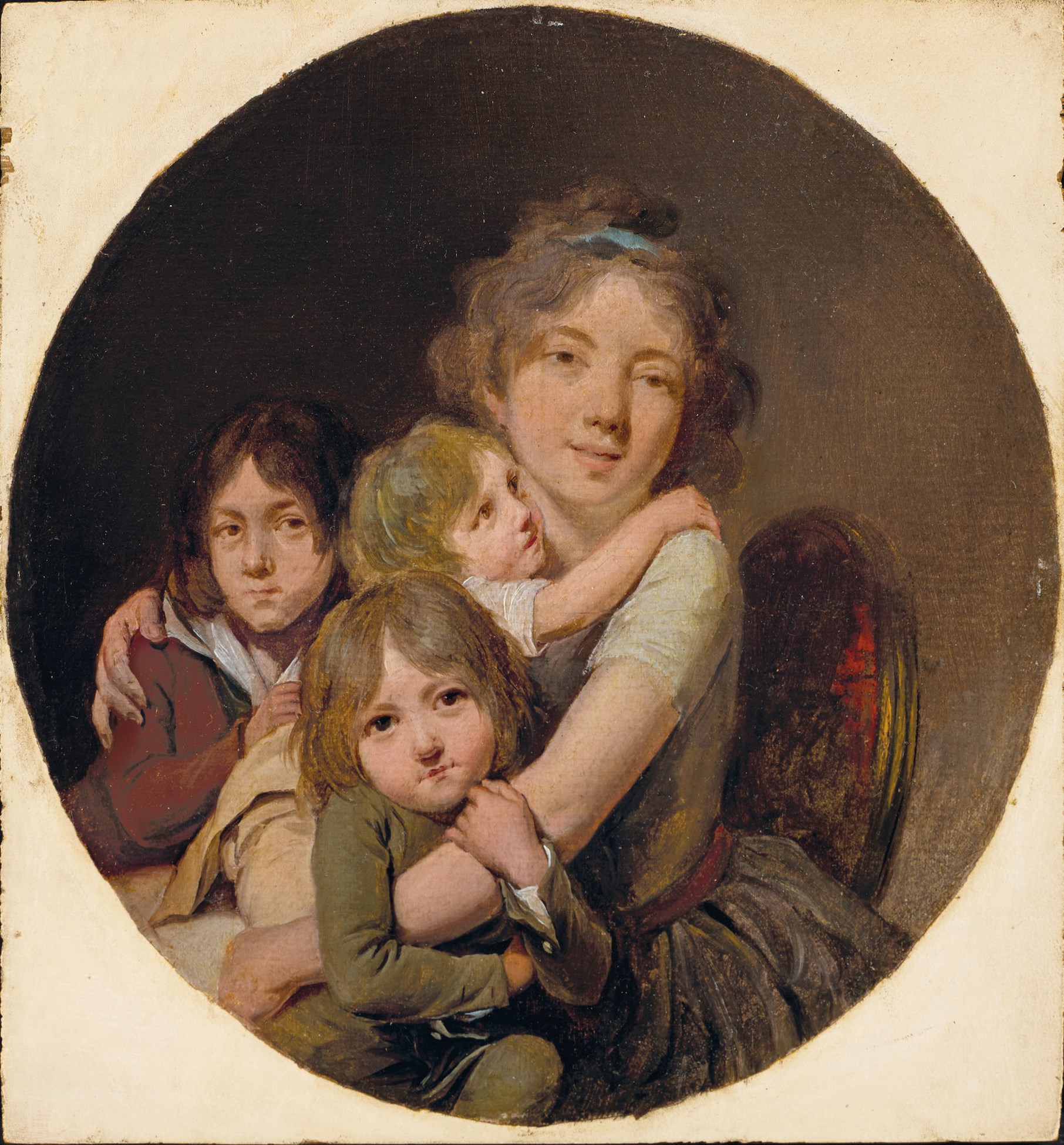 LOUIS-LEOPOLD BOILLY (LA BASSEE 1761-1845 PARIS), Portrait présumé de ...