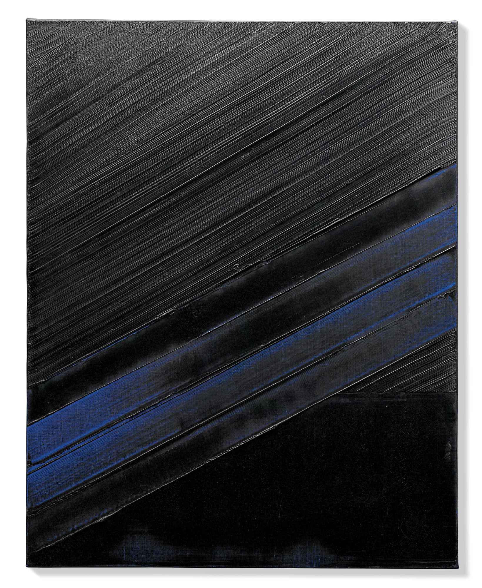 Pierre Soulages (né en 1919) , Peinture 92 x 73 cm, 25 octobre 1987 ...
