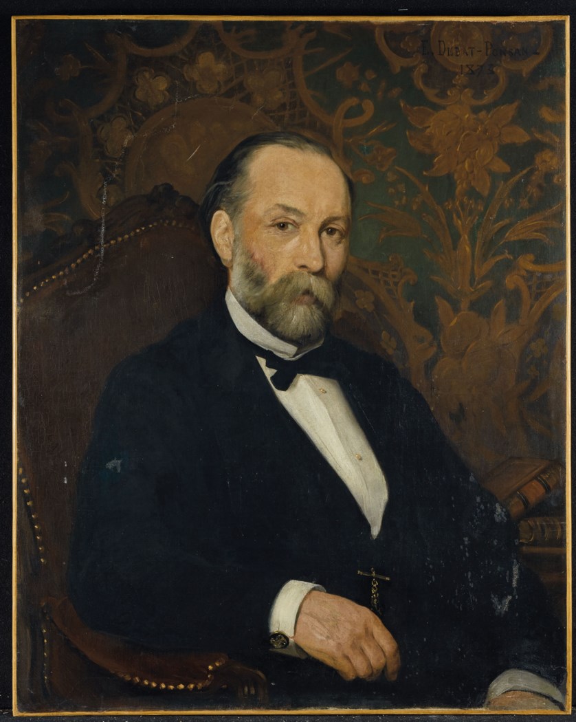 ÉDOUARD DEBAT-PONSAN (TOULOUSE 1847-1913 PARIS), Portrait d'homme ...