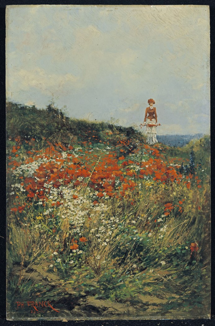 PHILIPP FRANCK (FRANCFORT-SUR-LE-MAIN 1860-1944 BERLIN), Balade dans un ...