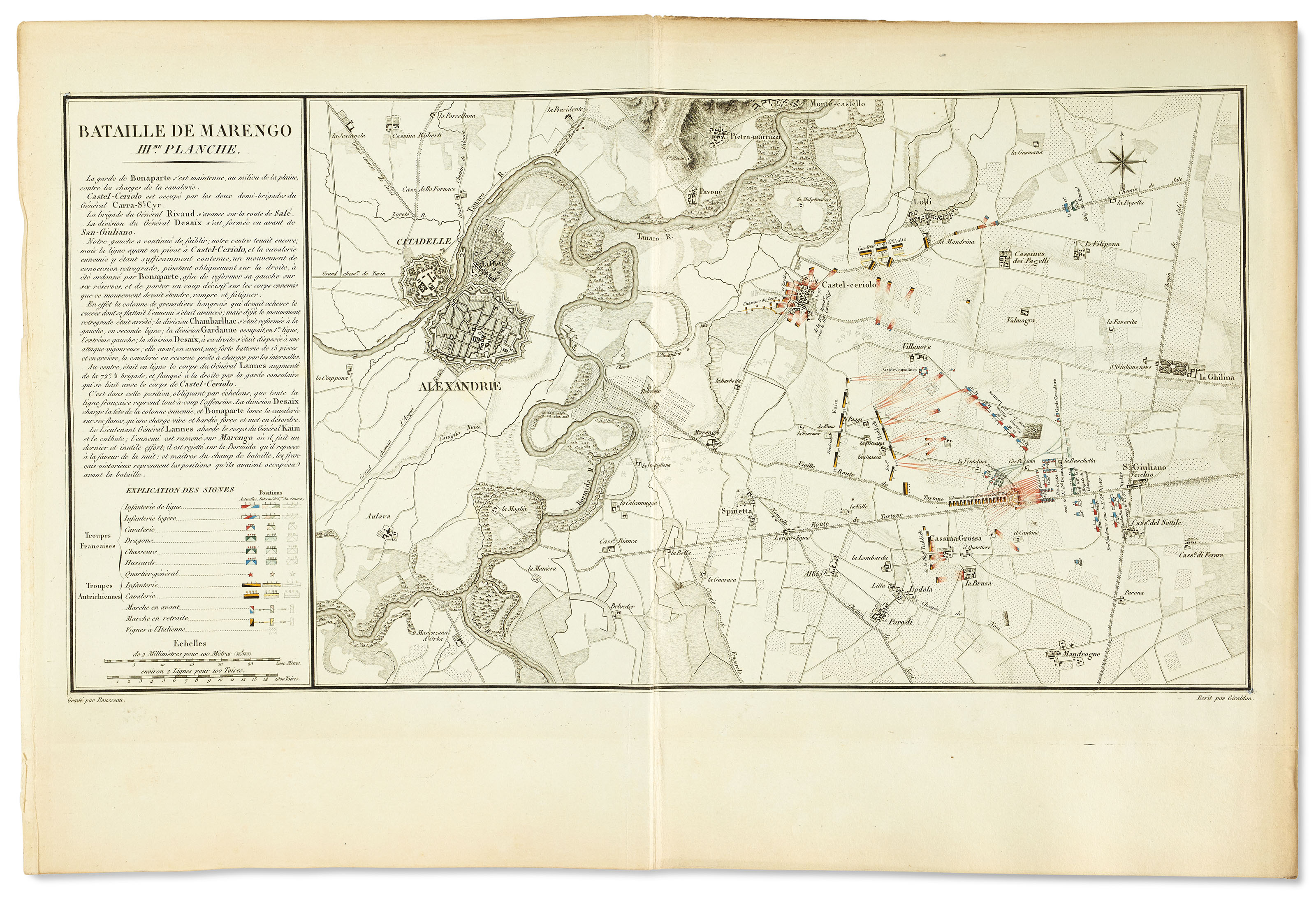 BERTHIER, Louis-Alexandre (1753-1815). Relation de la bataille de ...