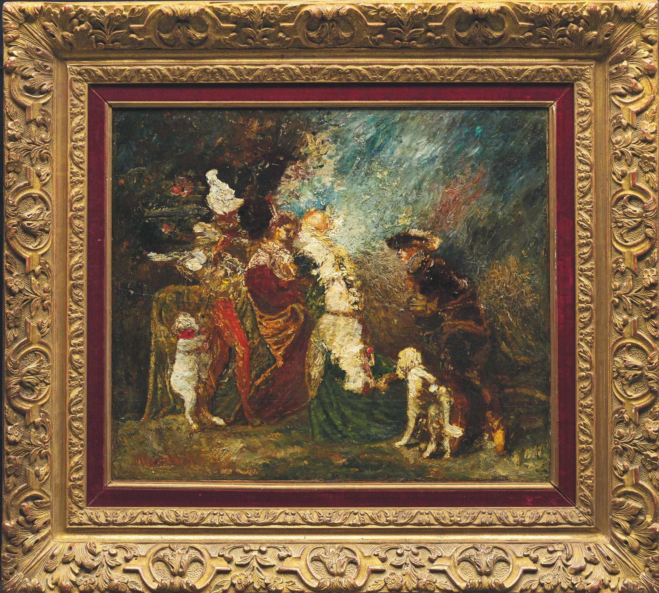 Adolphe Monticelli (1824-1886), La Conversation | Christie’s