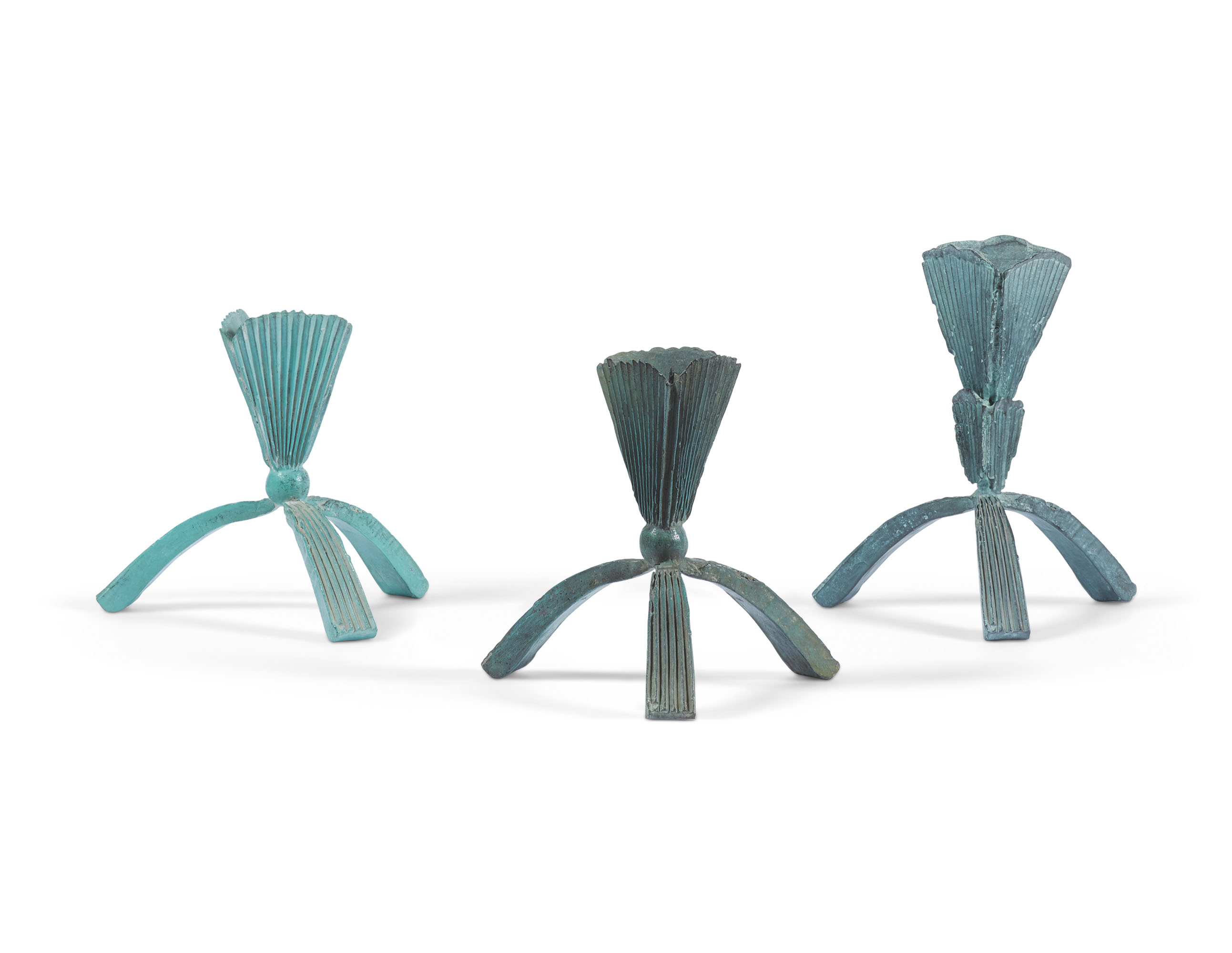 LOUIS CANE (NÉ EN 1943), Suite de trois bougeoirs | Christie’s