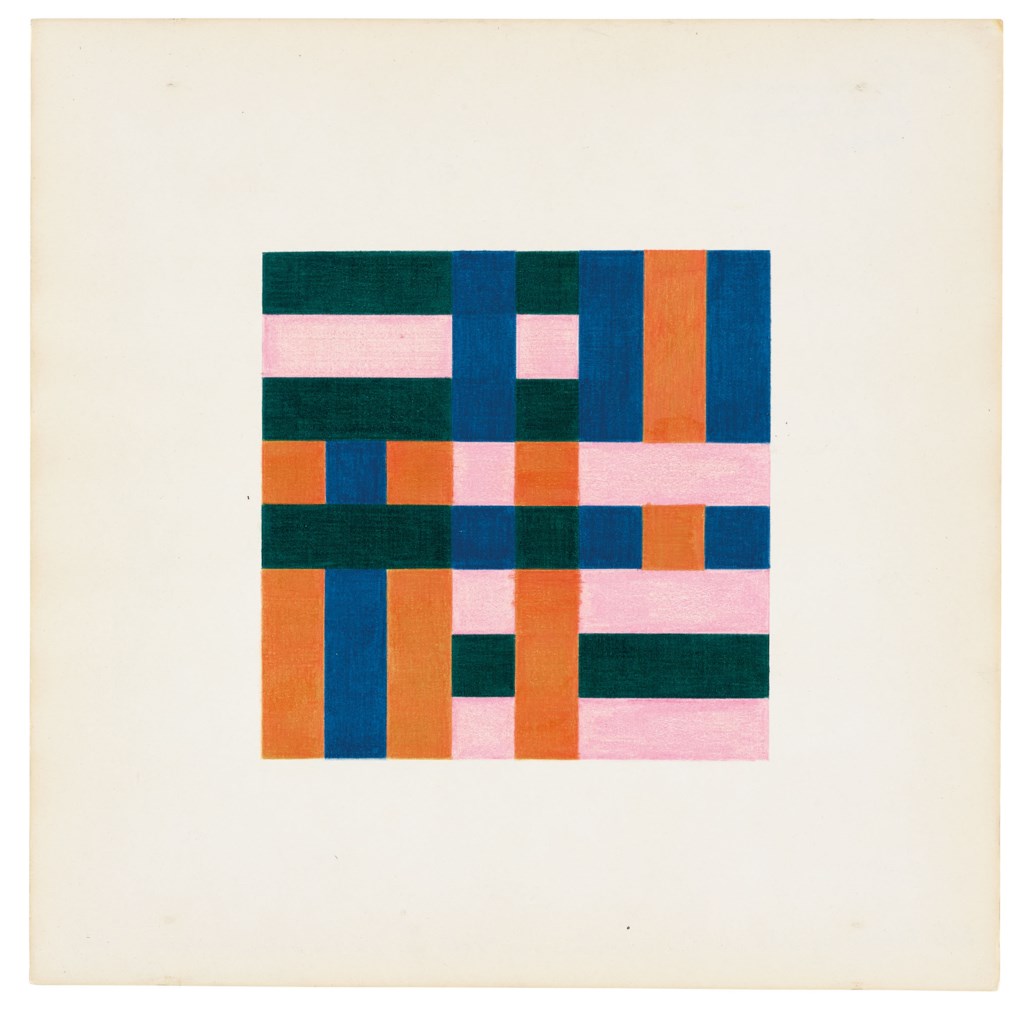 RICHARD PAUL LOHSE (1902-1988), Vier ineinandergehende gleiche Gruppen ...