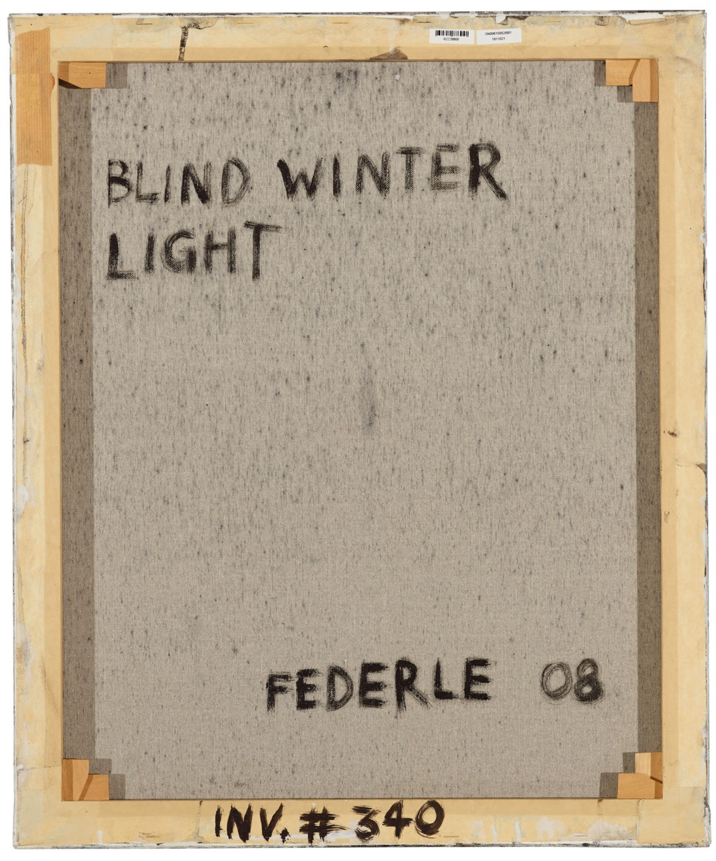 HELMUT FEDERLE (B. 1944), BLIND WINTER LIGHT | Christie’s
