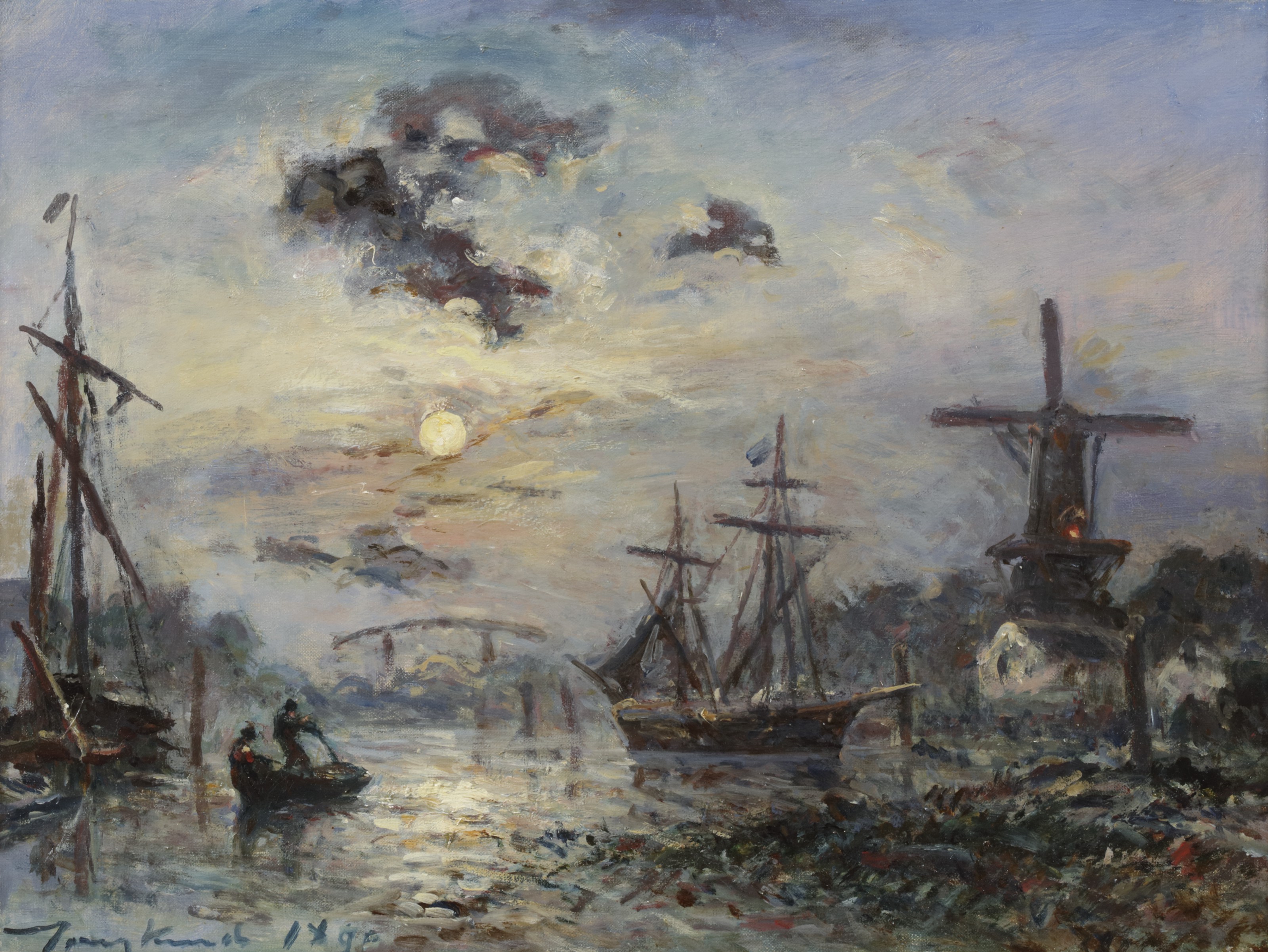 Johan Barthold Jongkind (1819-1891), Le port de Rotterdam | Christie’s