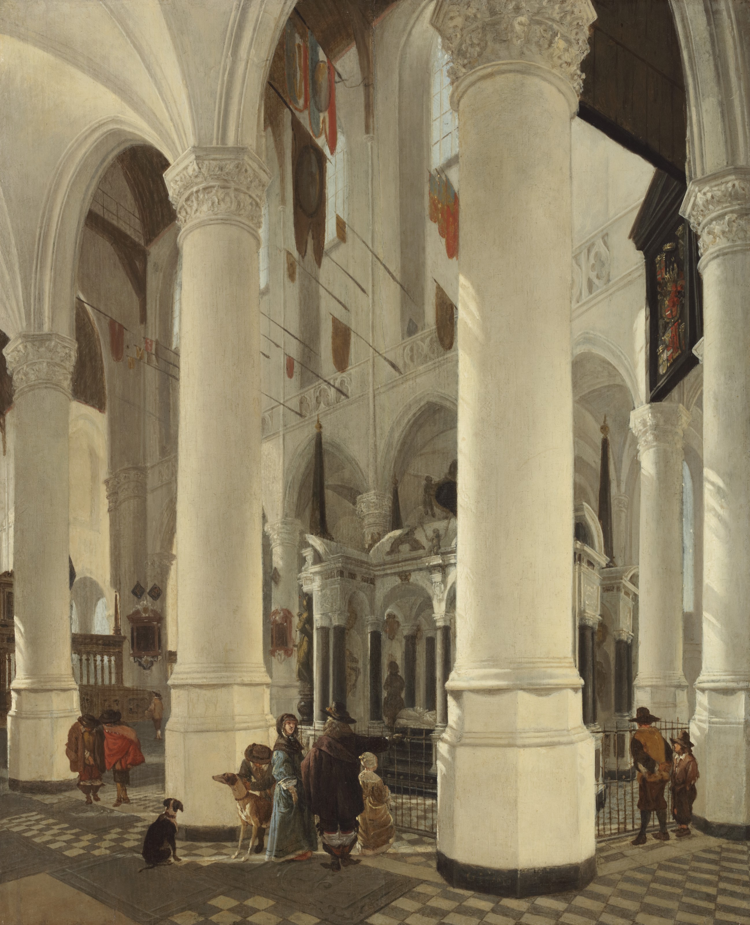 Gerard Houckgeest (The Hague 1600-1661 Bergen op Zoom), The interior of ...