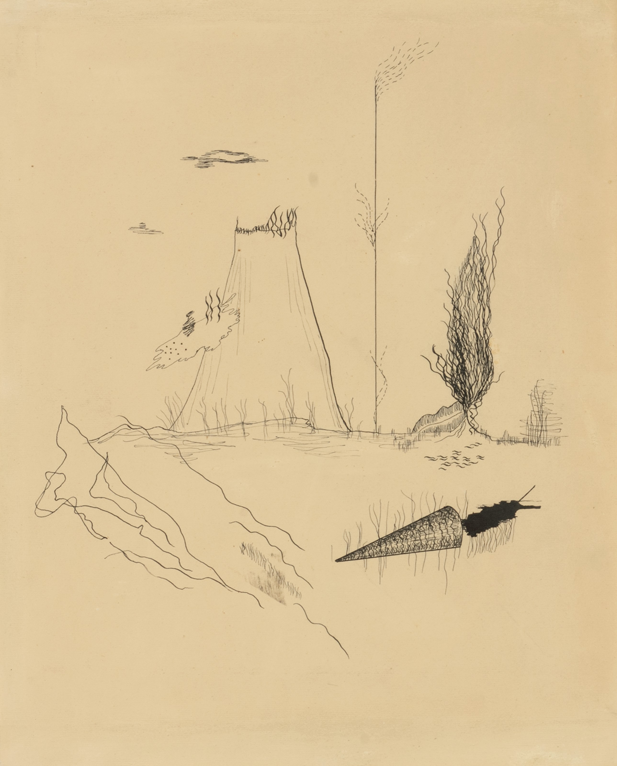 Yves Tanguy (1900-1955), Untitled (Dessin automatique) | Christie’s