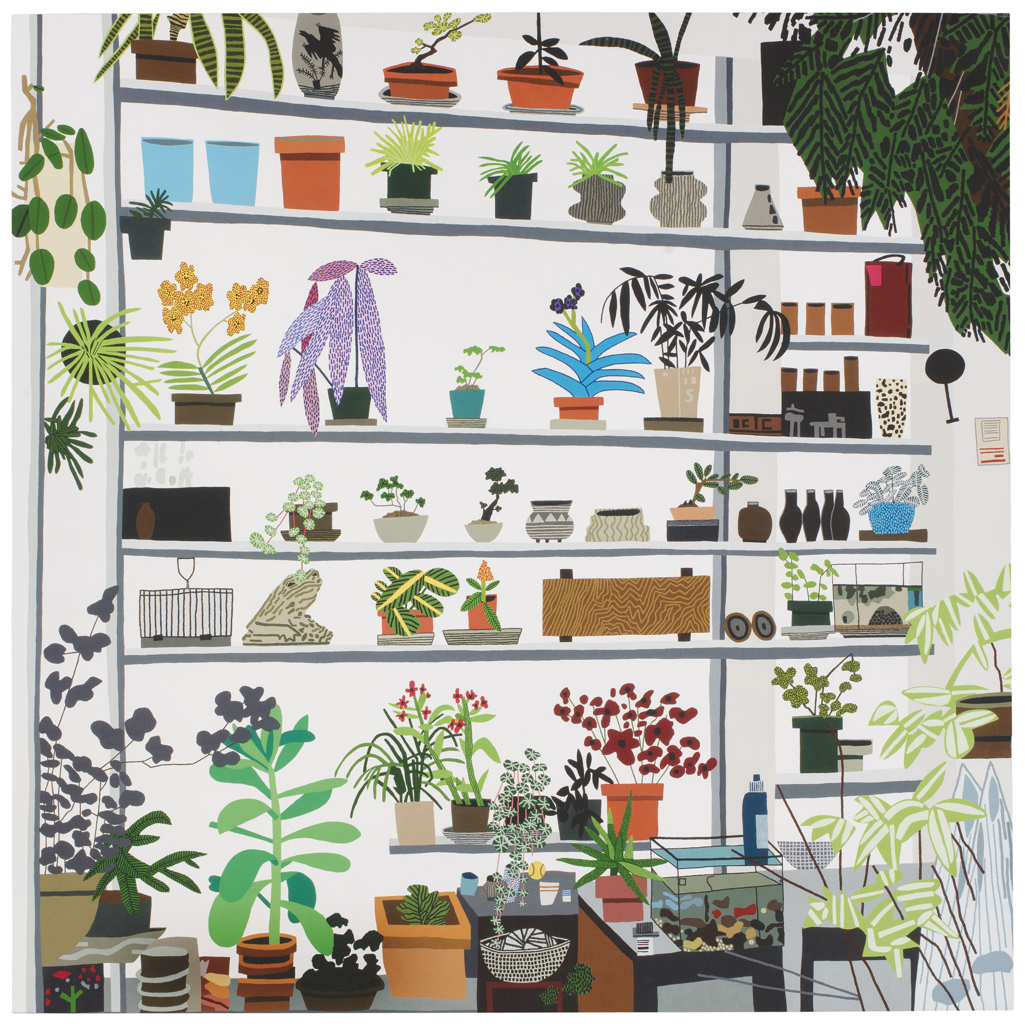 JONAS WOOD (B. 1977), Large Shelf Still Life | Christie’s