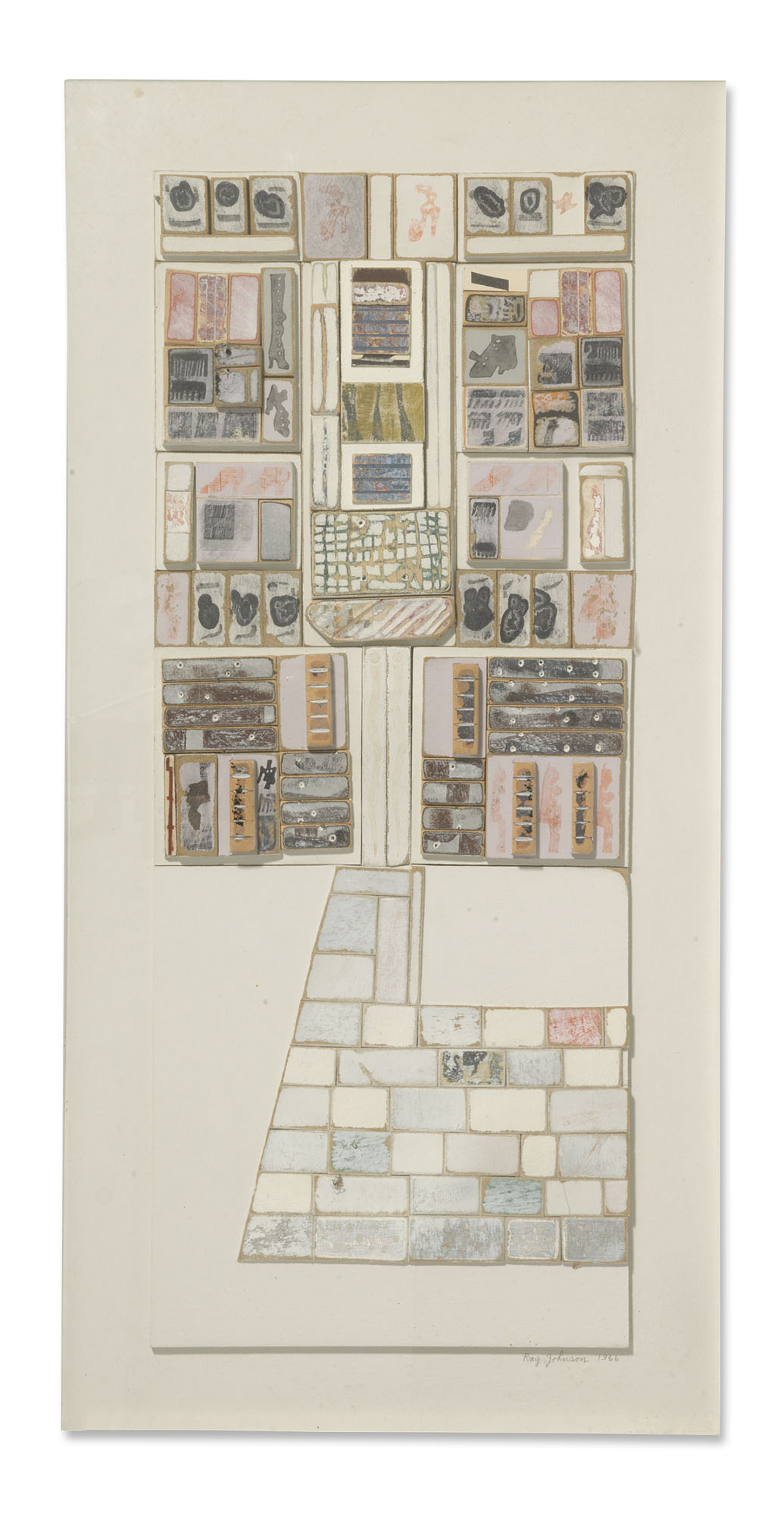 RAY JOHNSON (1927-1995), Untitled with Wall | Christie’s