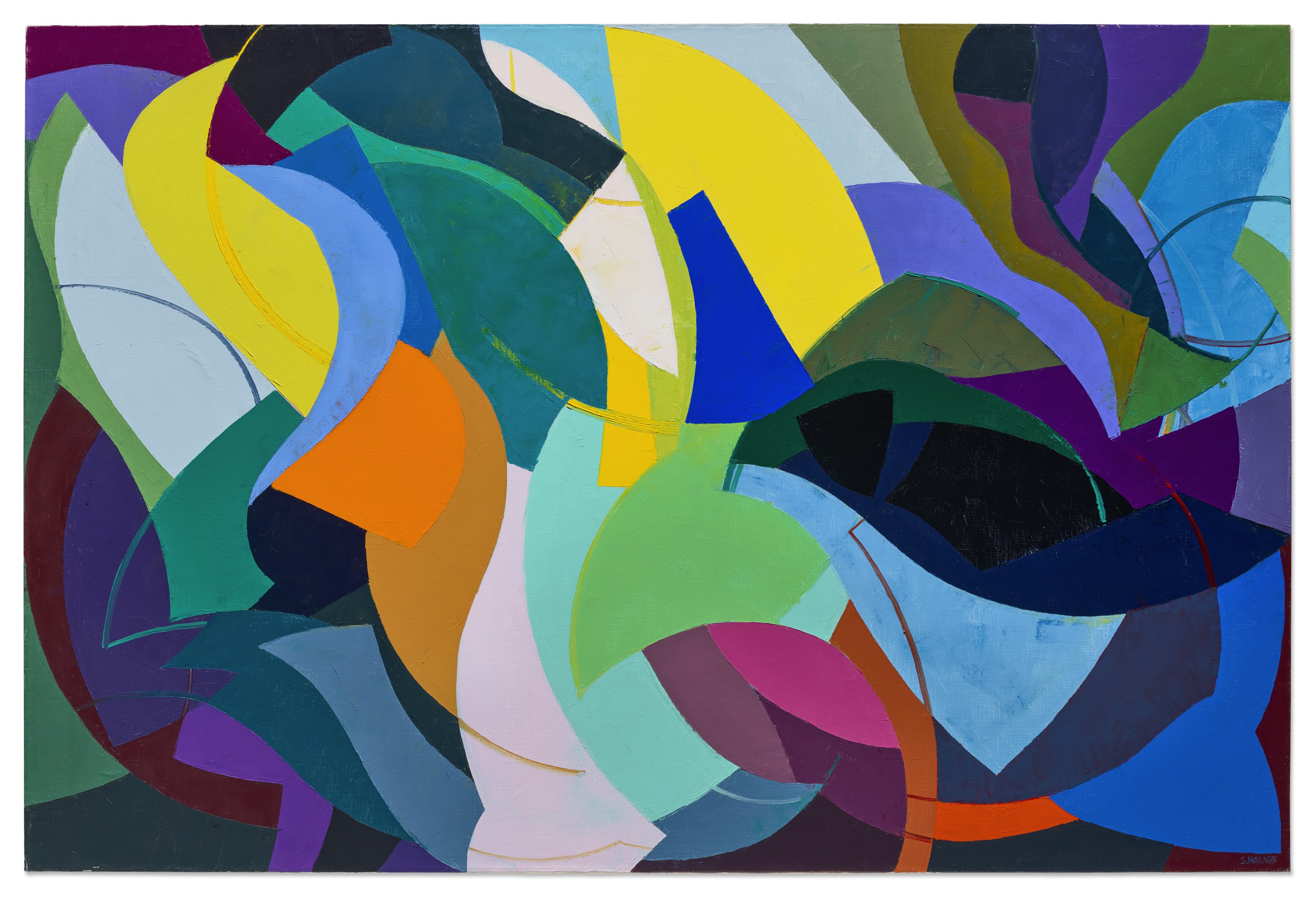 SAMIA HALABY (B. 1936), Turn and Grow | Christie’s