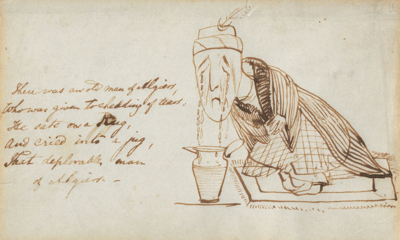 EDWARD LEAR (LONDON 1812-1888 SAN REMO), 'There was an old man of ...