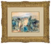 MAURICE DE VLAMINCK (1876-1958), Paysage aux toits rouges | Christie's