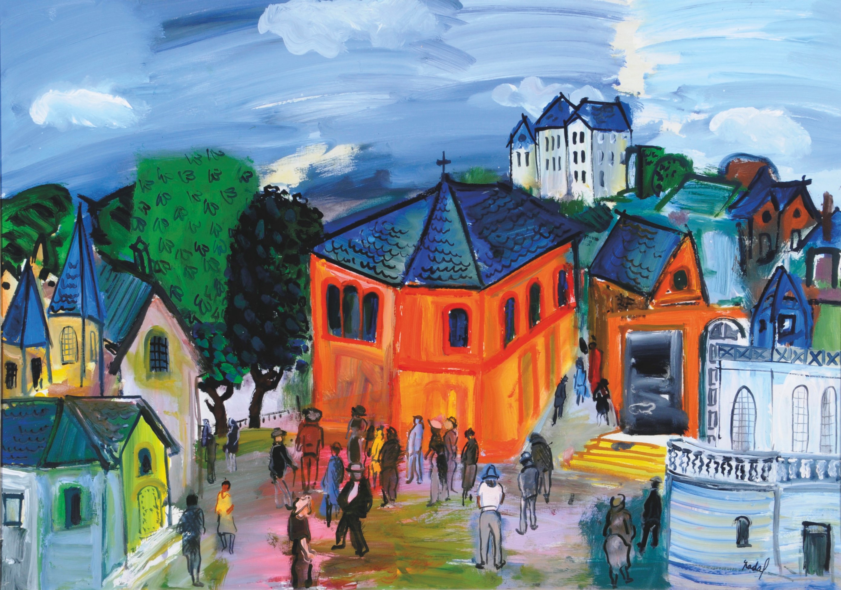 CARLOS NADAL (1917-1998), Le marché | Christie's