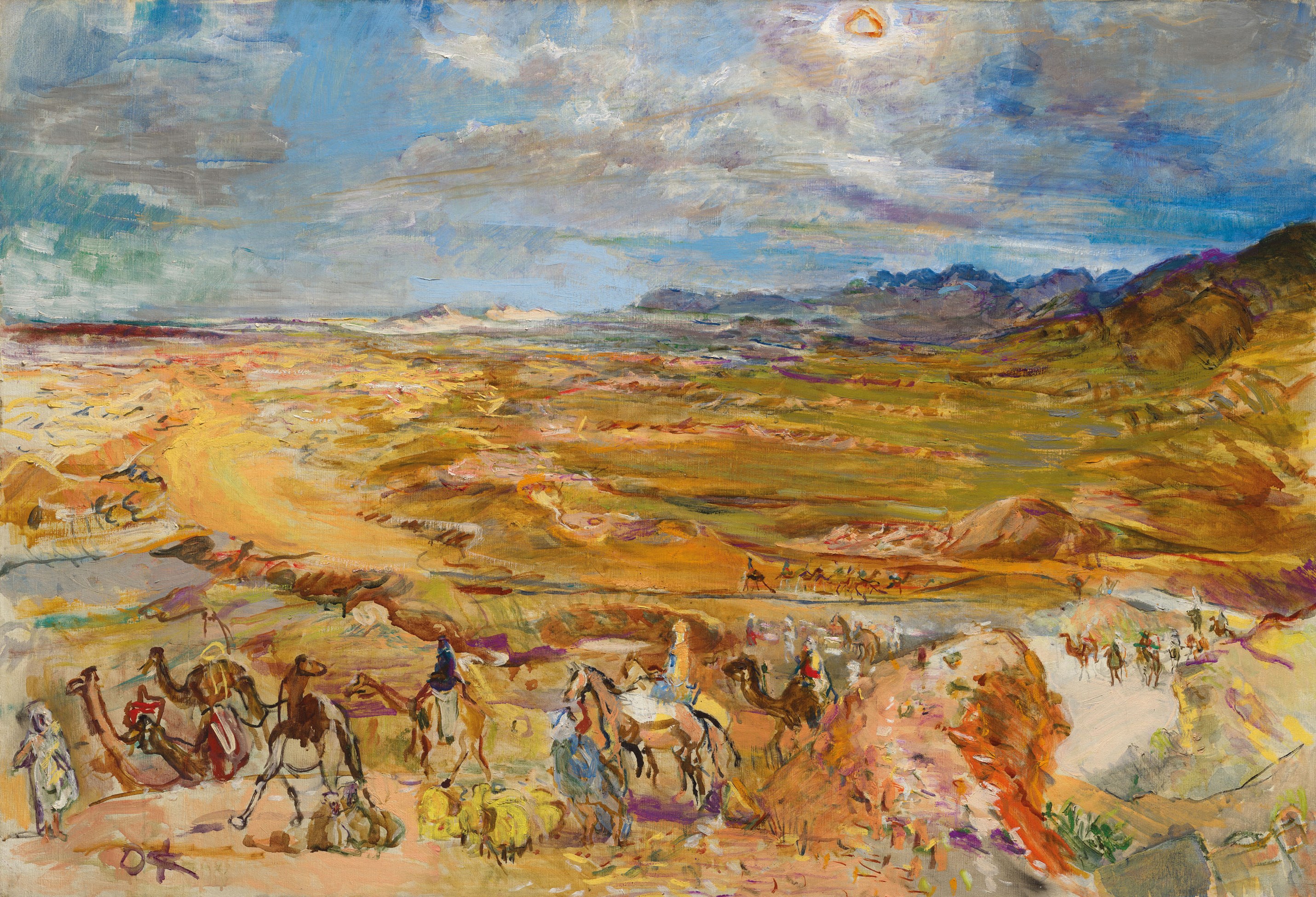 OSKAR KOKOSCHKA (1886-1980), Exodus (Col de Sfa bei Biskra) | Christie's