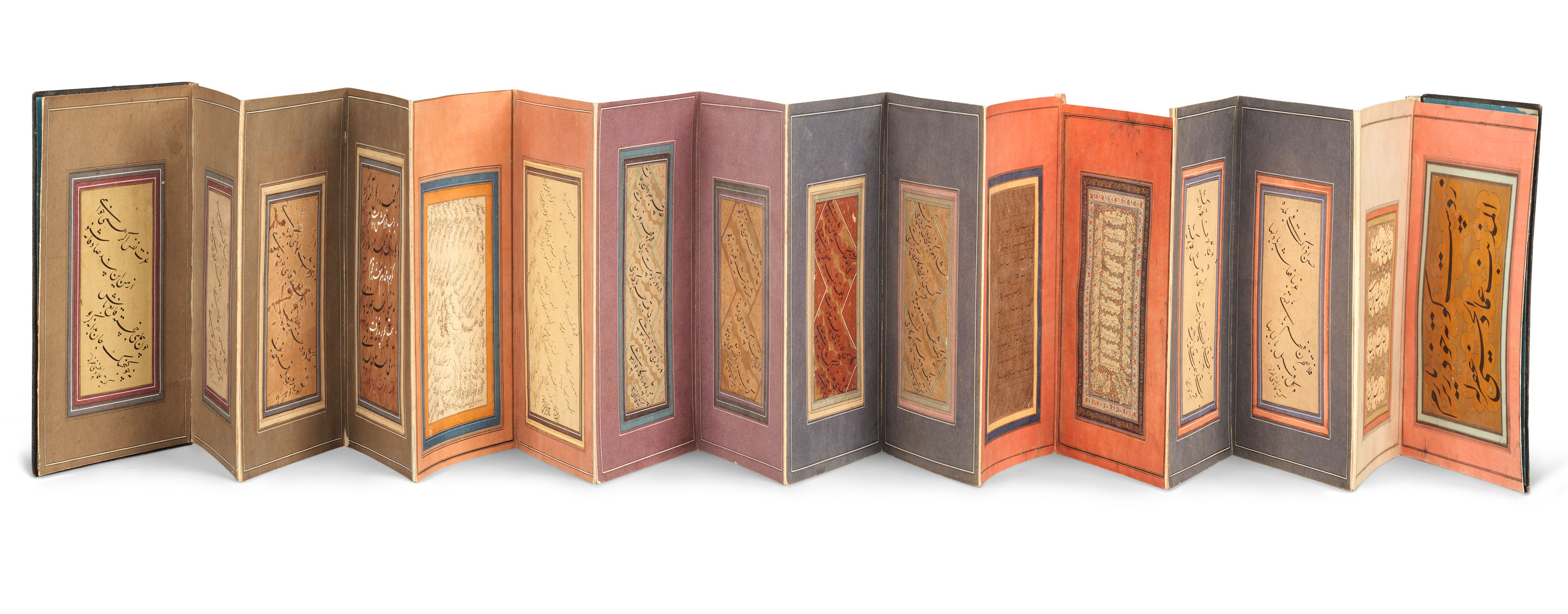 AN ALBUM OF CALLIGRAPHY, SAFAVID AND QAJAR IRAN, DATED AH 1017/1608-09 ...