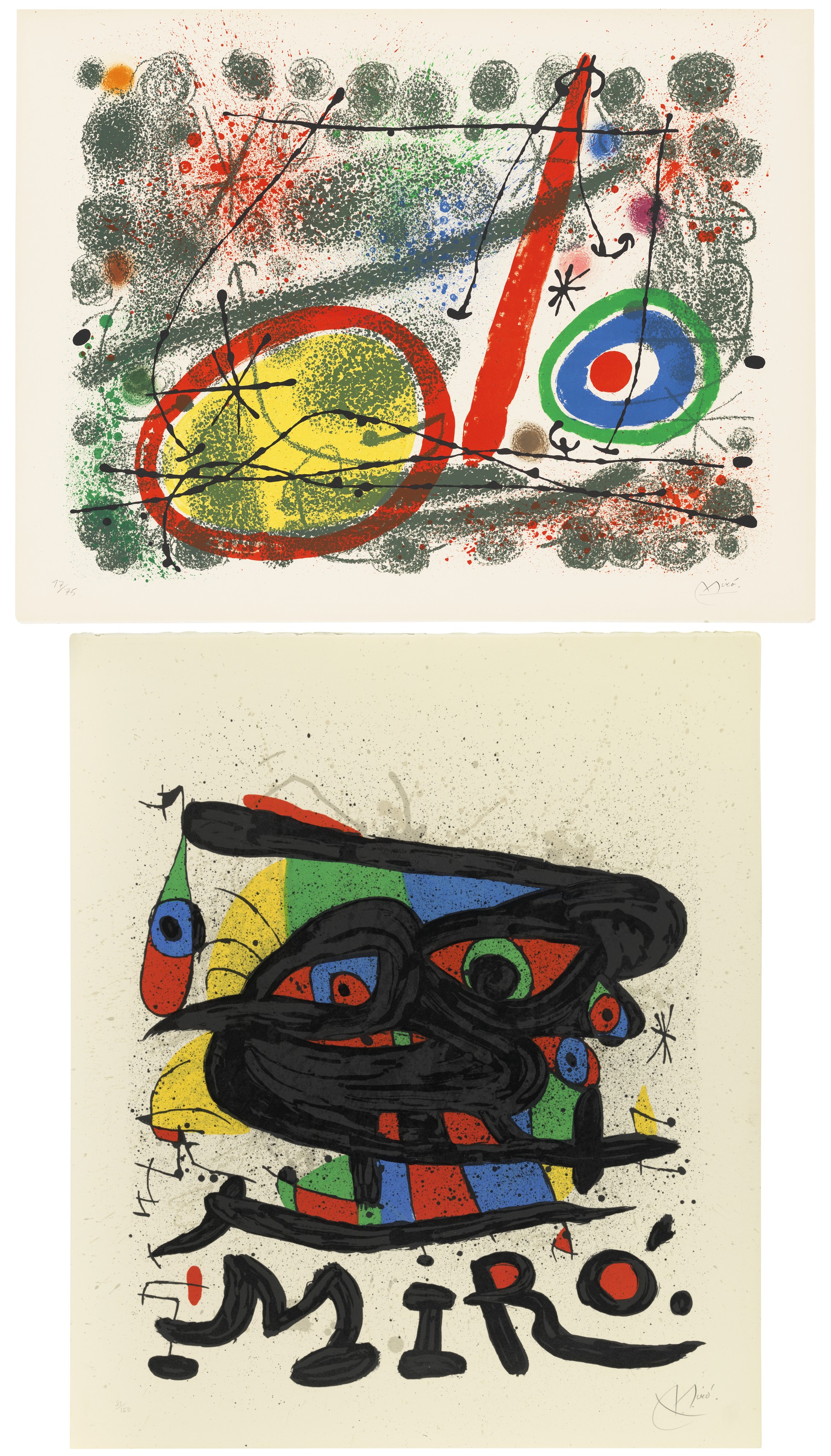 JOAN MIRO (1893-1983), One plate from: Cantones | Christie’s