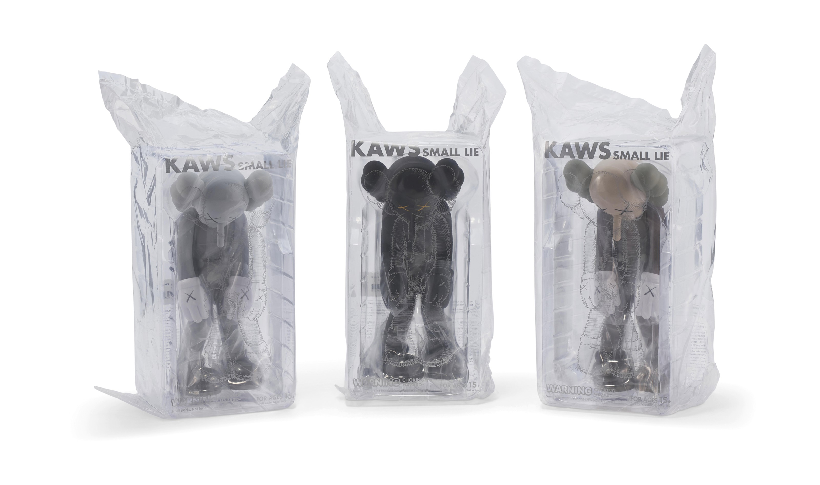 KAWS (B.1974), Small Lie (Brown, Black and Grey) | Christie’s