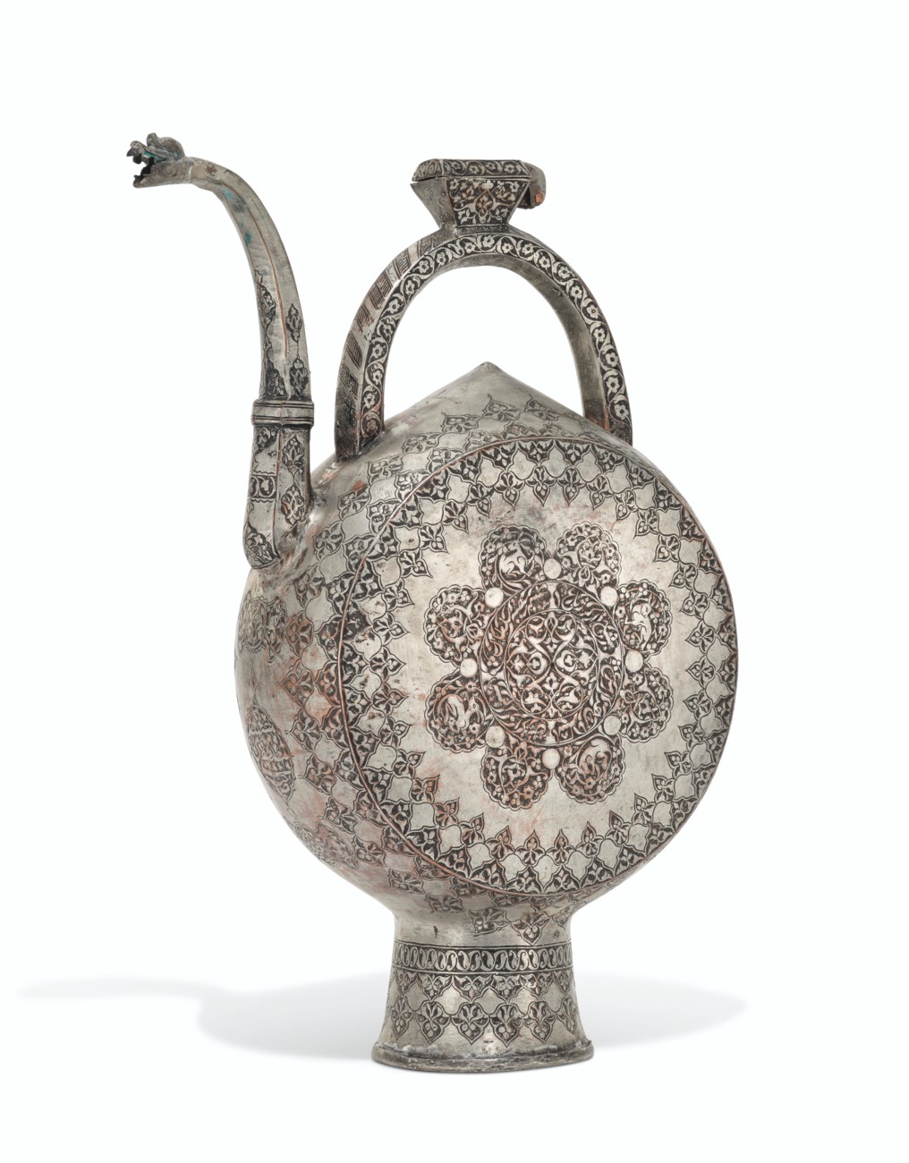 A TINNED COPPER EWER, SAFAVID IRAN, 17TH CENTURY | Christie's