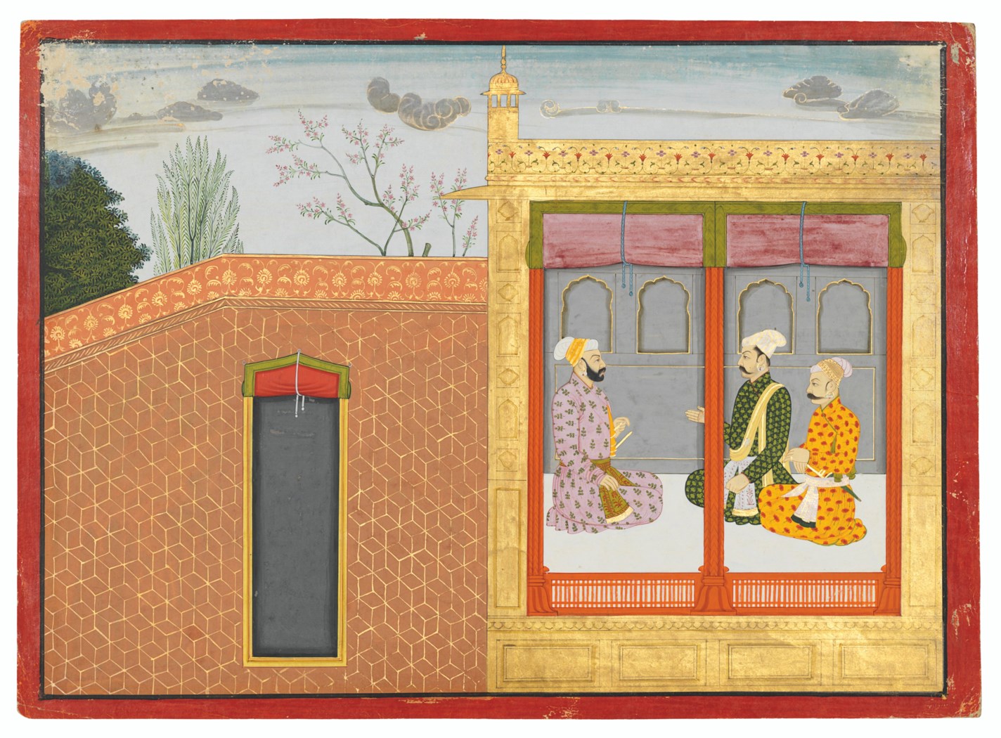 AN ILLUSTRATION FROM THE 'LARGE' GULER-BASOHLI BHAGAVATA PURANA SERIES ...