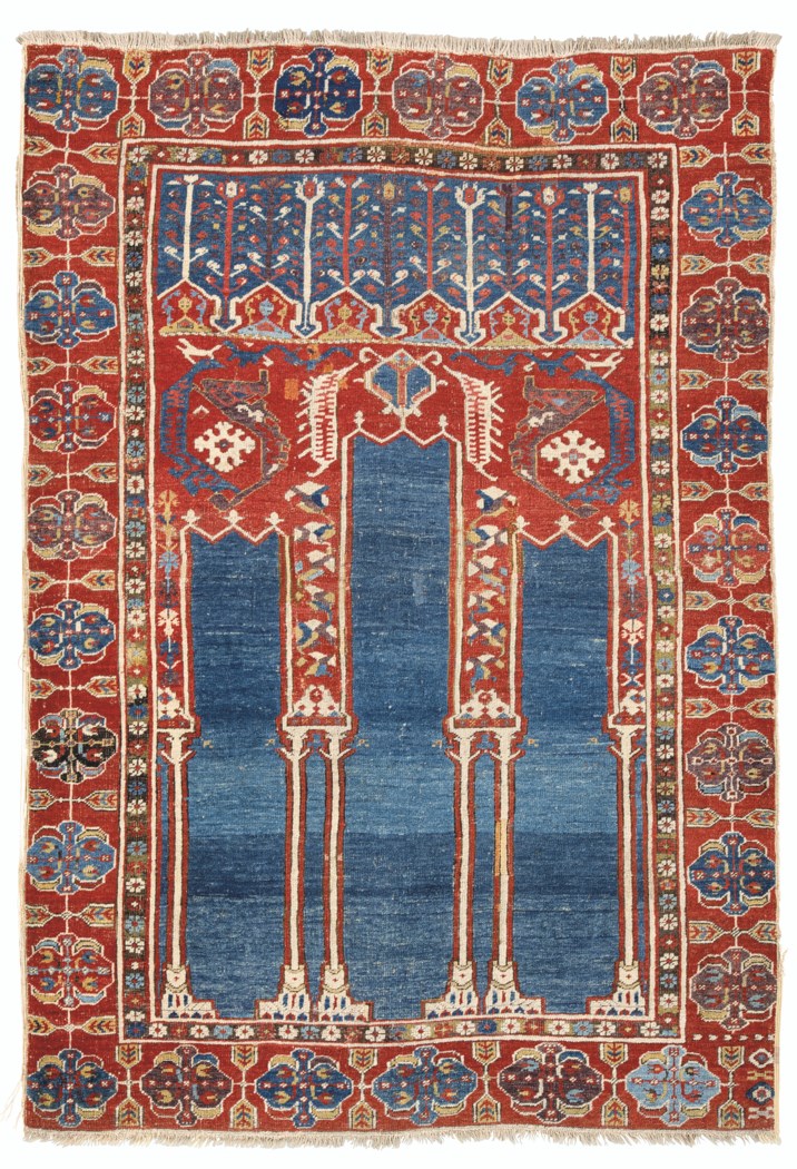 A CENTRAL ANATOLIAN COUPLED-COLUMN PRAYER RUG