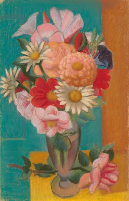 MARK GERTLER (1891-1939), Flowers in a Vase | Christie's