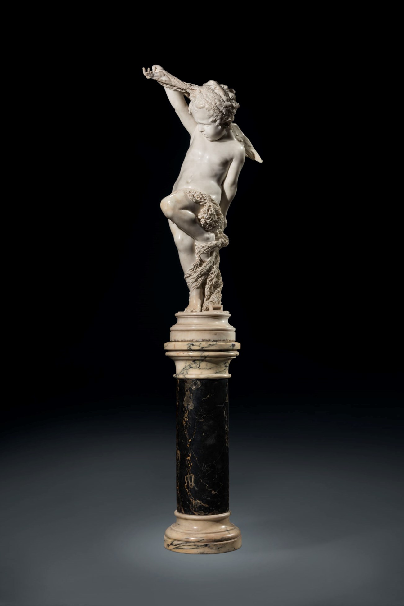 ERCOLE ROSA (ITALIAN, 1846–1893), Luce (Cupid entangled in a net ...