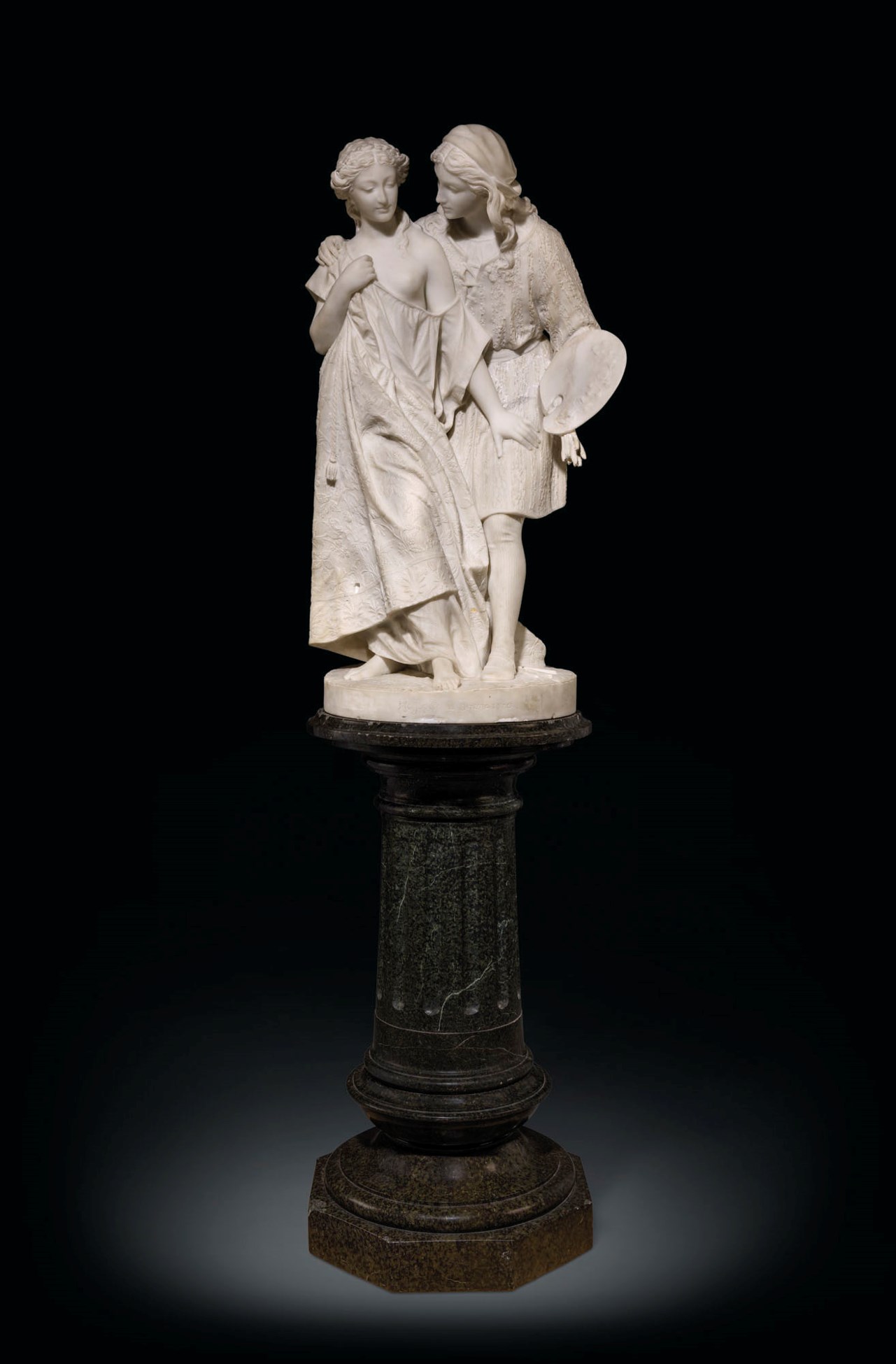 RAFFAELLO ROMANELLI (ITALIAN, 1856-1928), Raffaello e Fornarina ...