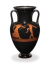 AN ATTIC RED-FIGURED NOLAN AMPHORA, ATTRIBUTED TO HERMONAX, CIRCA 470 B ...