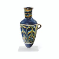 AN EGYPTIAN CORE-FORMED GLASS AMPHORISKOS, NEW KINGDOM, 19TH DYNASTY ...