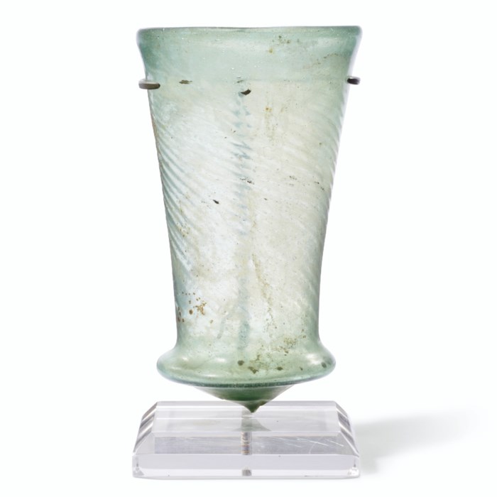 TWO MEROVINGIAN GLASS BELL-BEAKERS, CIRCA MID 6TH CENTURY A.D. | Christie's