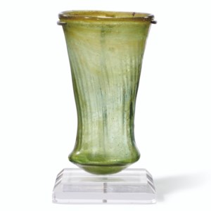 TWO MEROVINGIAN GLASS BELL-BEAKERS, CIRCA MID 6TH CENTURY A.D. | Christie's