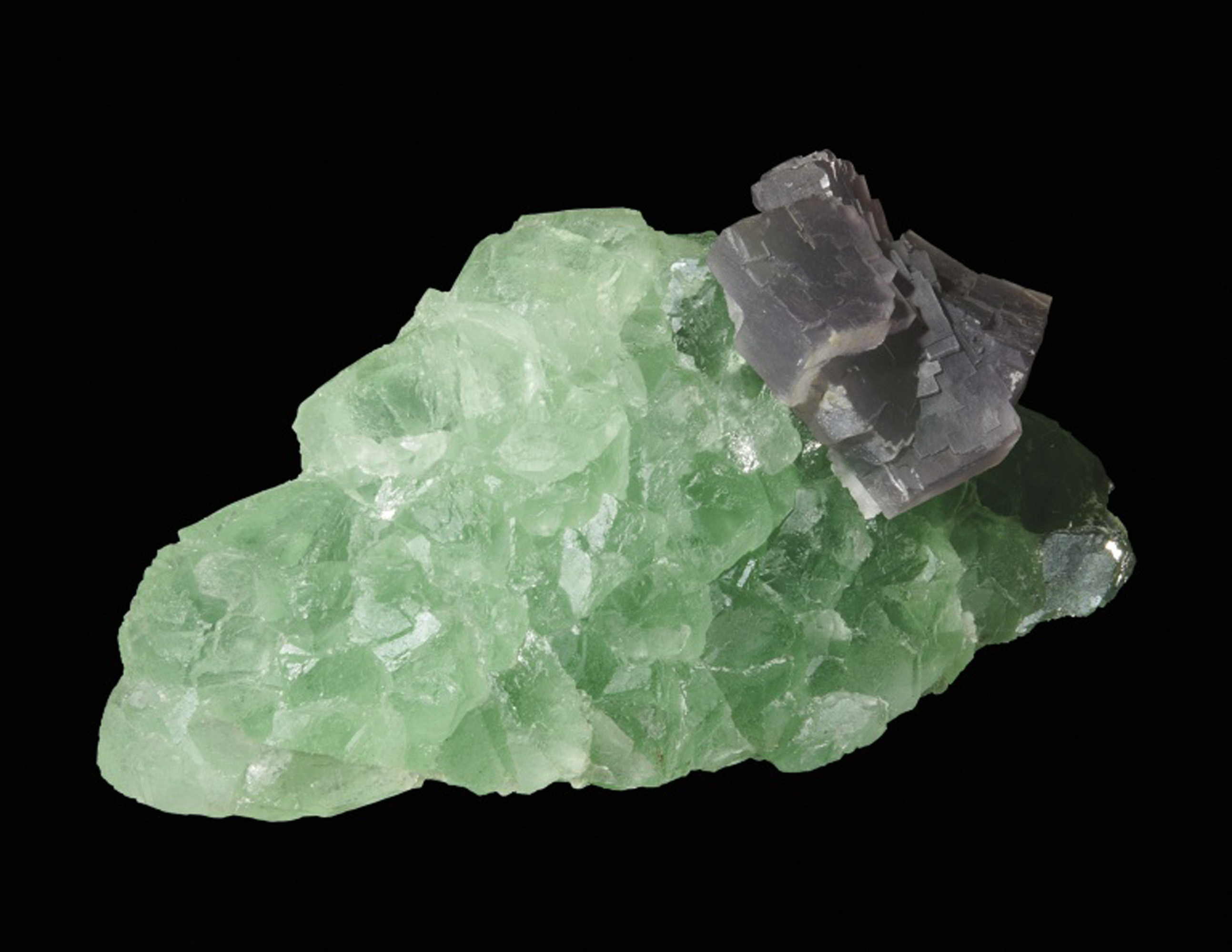 A SPECIMEN OF MINT GREEN AND GREY FLUORITE, CHINA | Christie’s