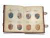 Anonymous French or Flemish artist, Heraldic manual with armorial of ...