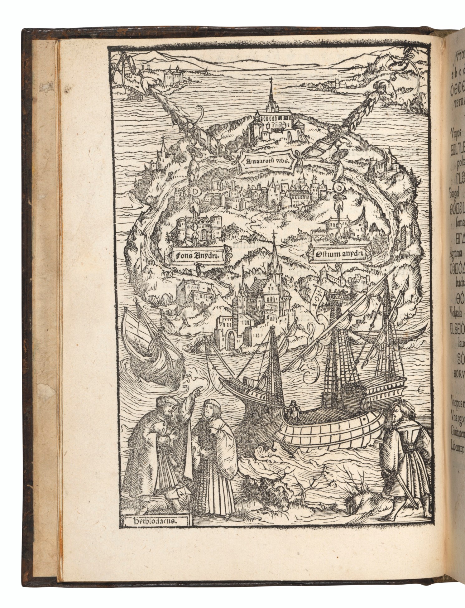 MORE, Thomas (1478-1535), [Utopia:] De optimo reip. statu, deque nova ...