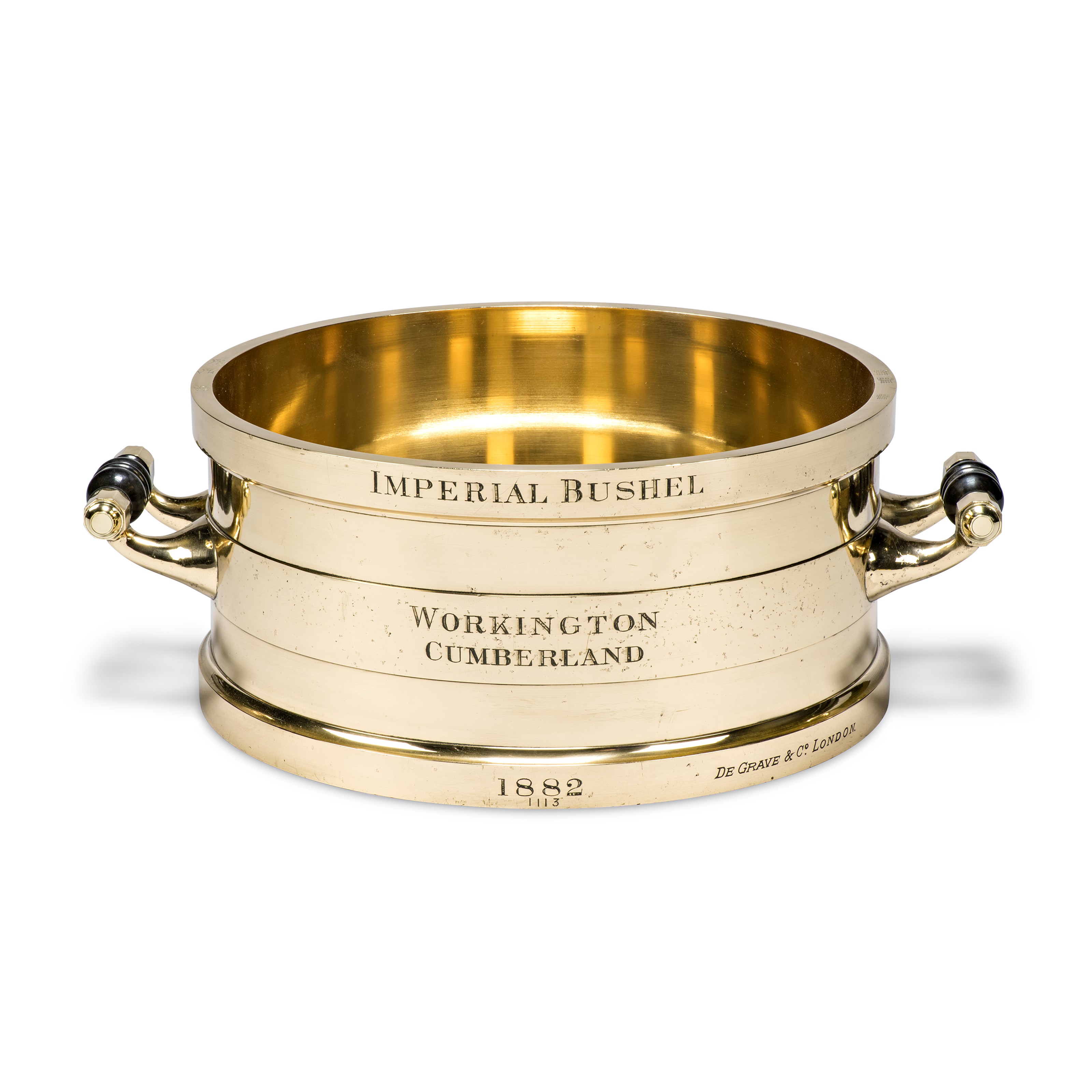 A VICTORIAN BRASS BUSHEL MEASURE, 1882 | Christie’s