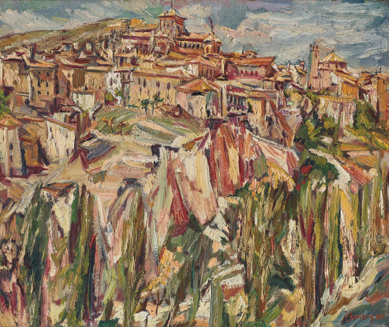 DAVID BOMBERG (1890-1957), View of Cuenca | Christie's
