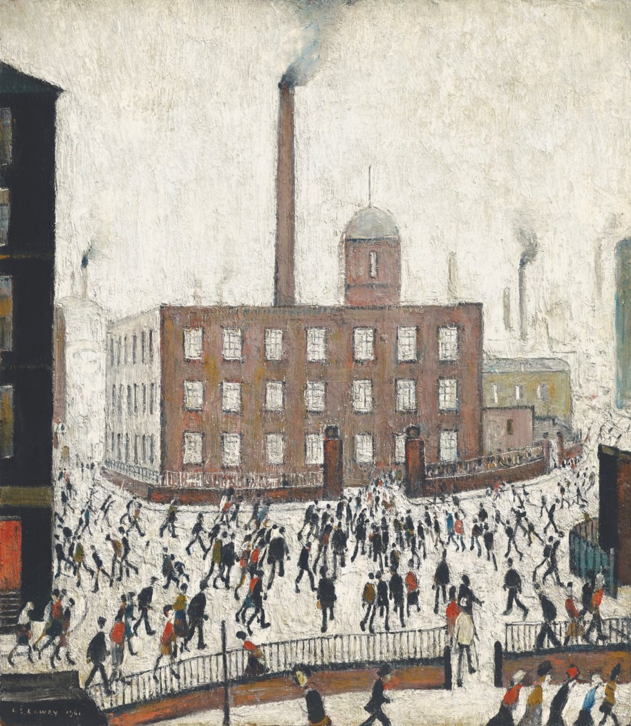 LAURENCE STEPHEN LOWRY, R.A. (1887-1976), The Mill, Early Morning ...