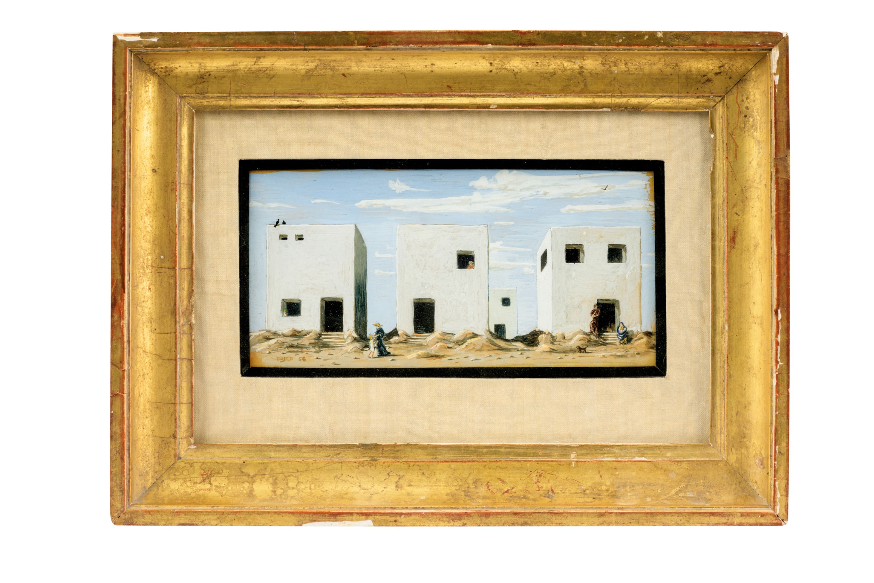 Fulco di Verdura (1898-1978), Figures by three houses | Christie's