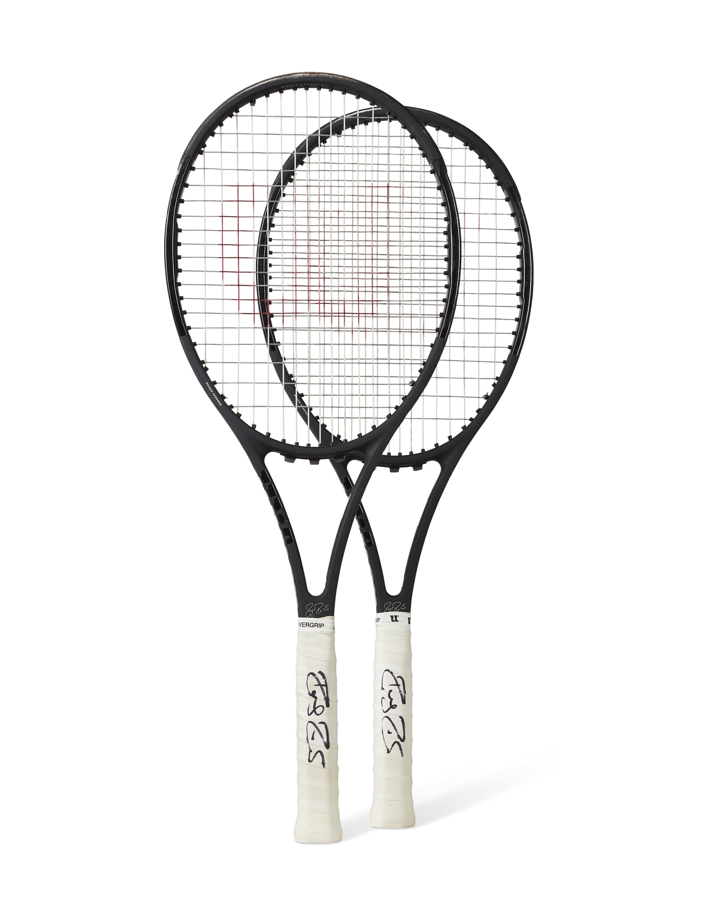 ROGER FEDERER'S CHAMPION RACKETS, INDIAN WELLS, 2017; MIAMI, 2017 ...