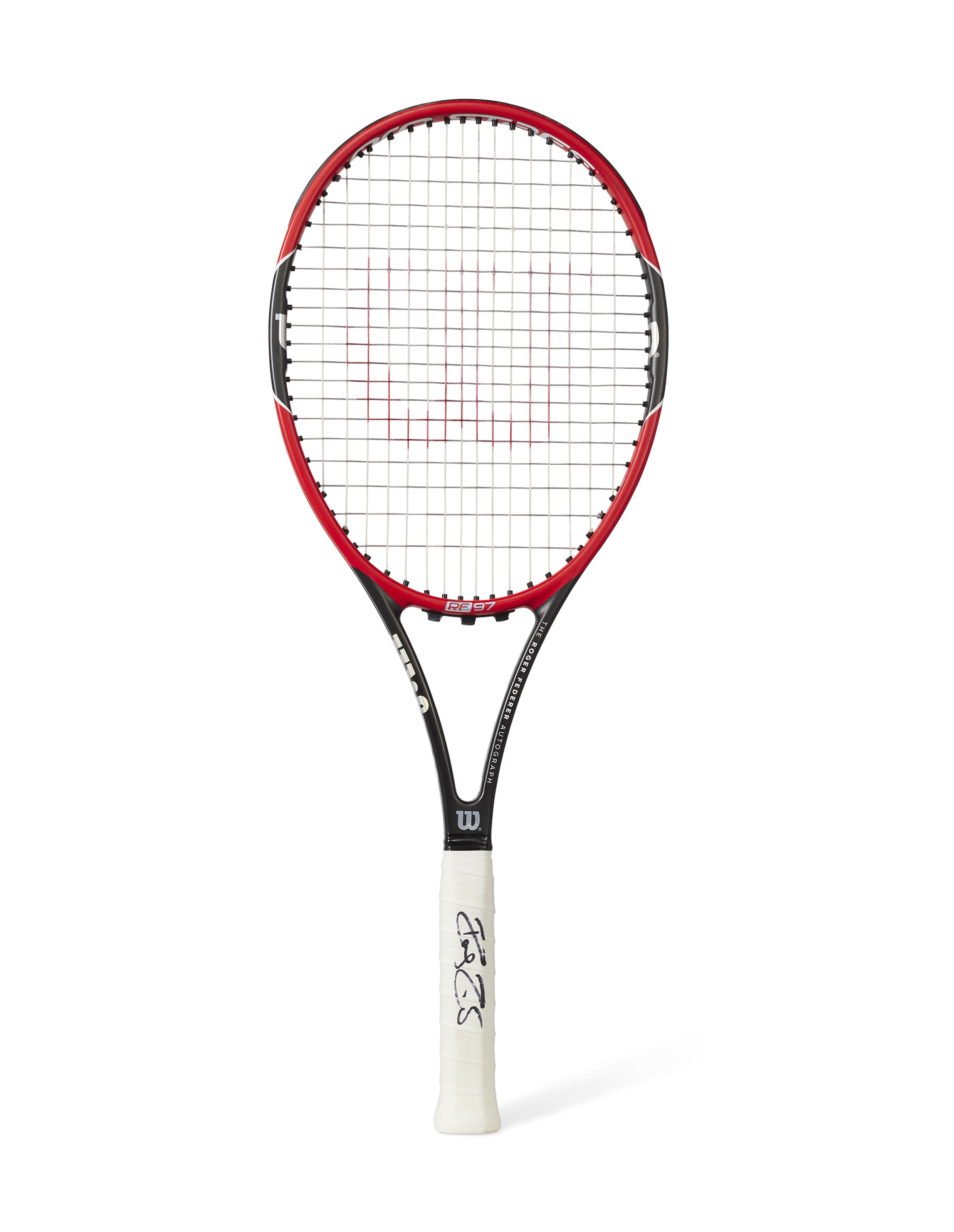ROGER FEDERER'S TOURNAMENT RACKET, THE CHAMPIONSHIPS, WIMBLEDON, 2015 ...