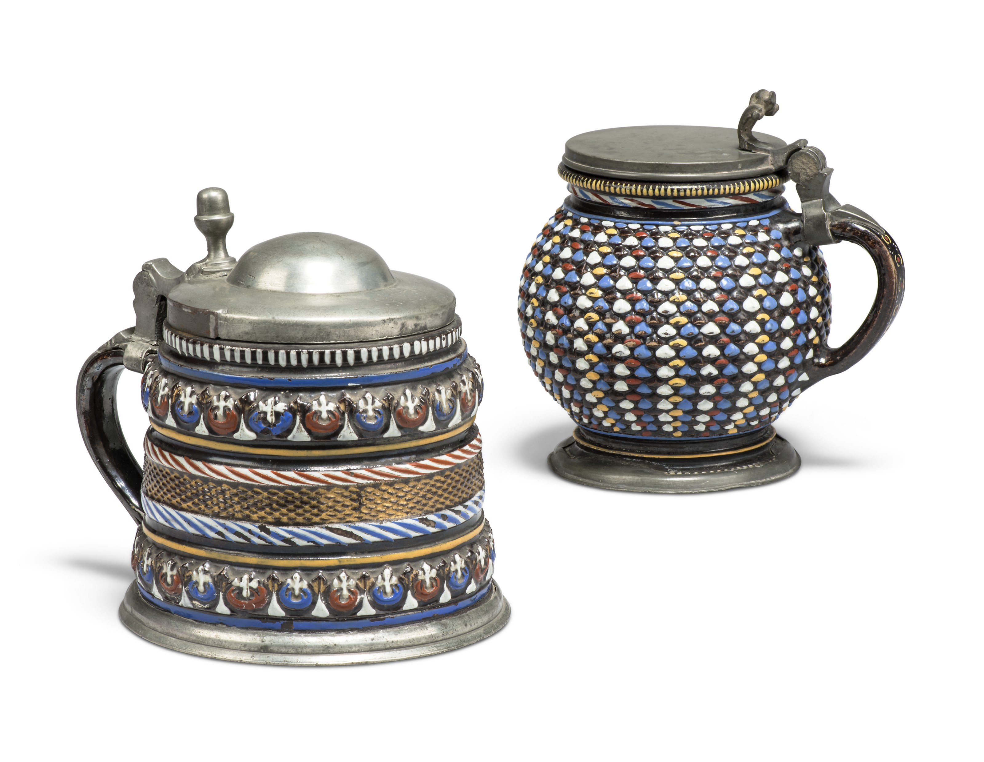 A GERMAN GOLD-MOUNTED ENAMEL AND HARDSTONE SNUFF-BOX, PROBABLY BERLIN ...