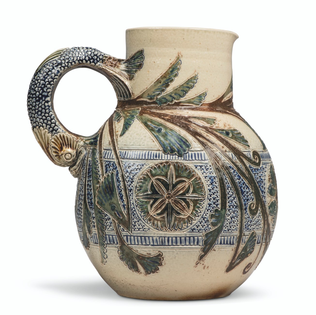 A MARTIN BROTHERS STONEWARE JUG