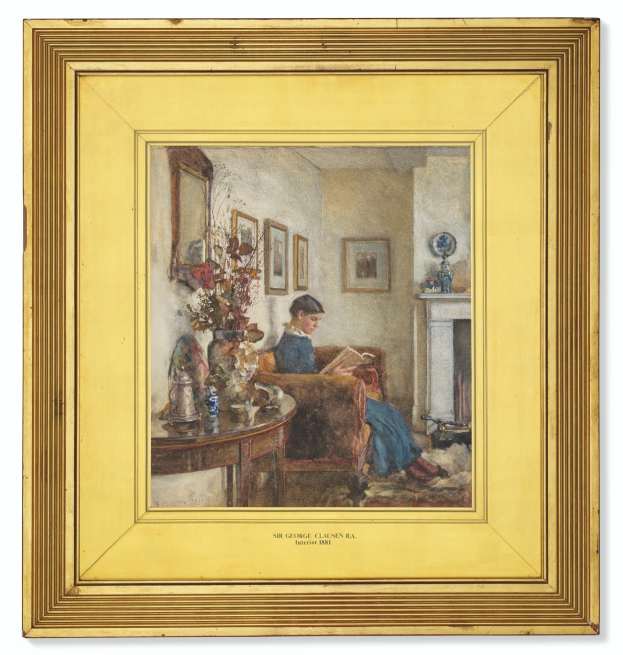 SIR GEORGE CLAUSEN, R.A., R.W.S. (1852-1944), Interior | Christie's