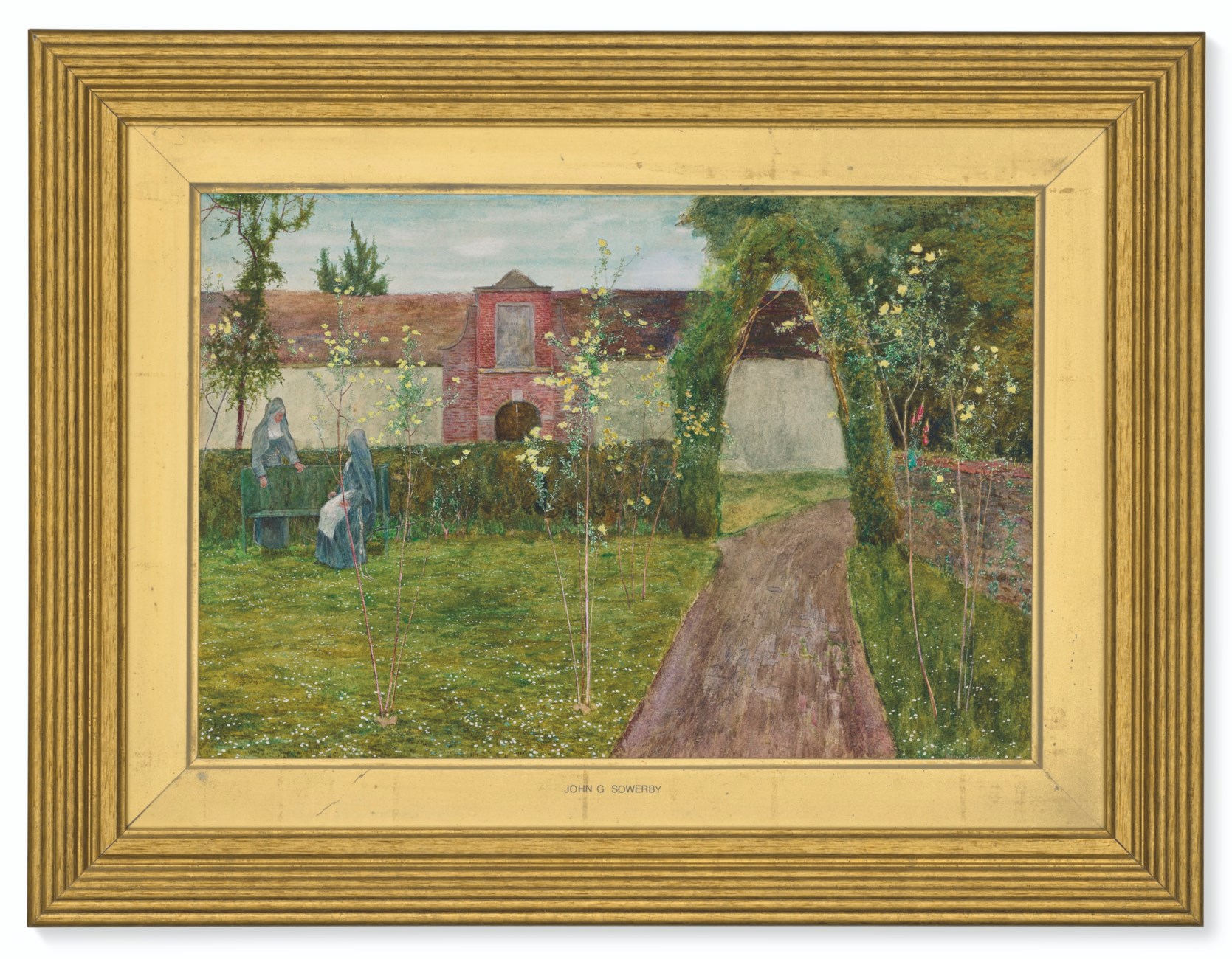 JOHN GEORGE SOWERBY (1853-1914), The Convent Garden | Christie's